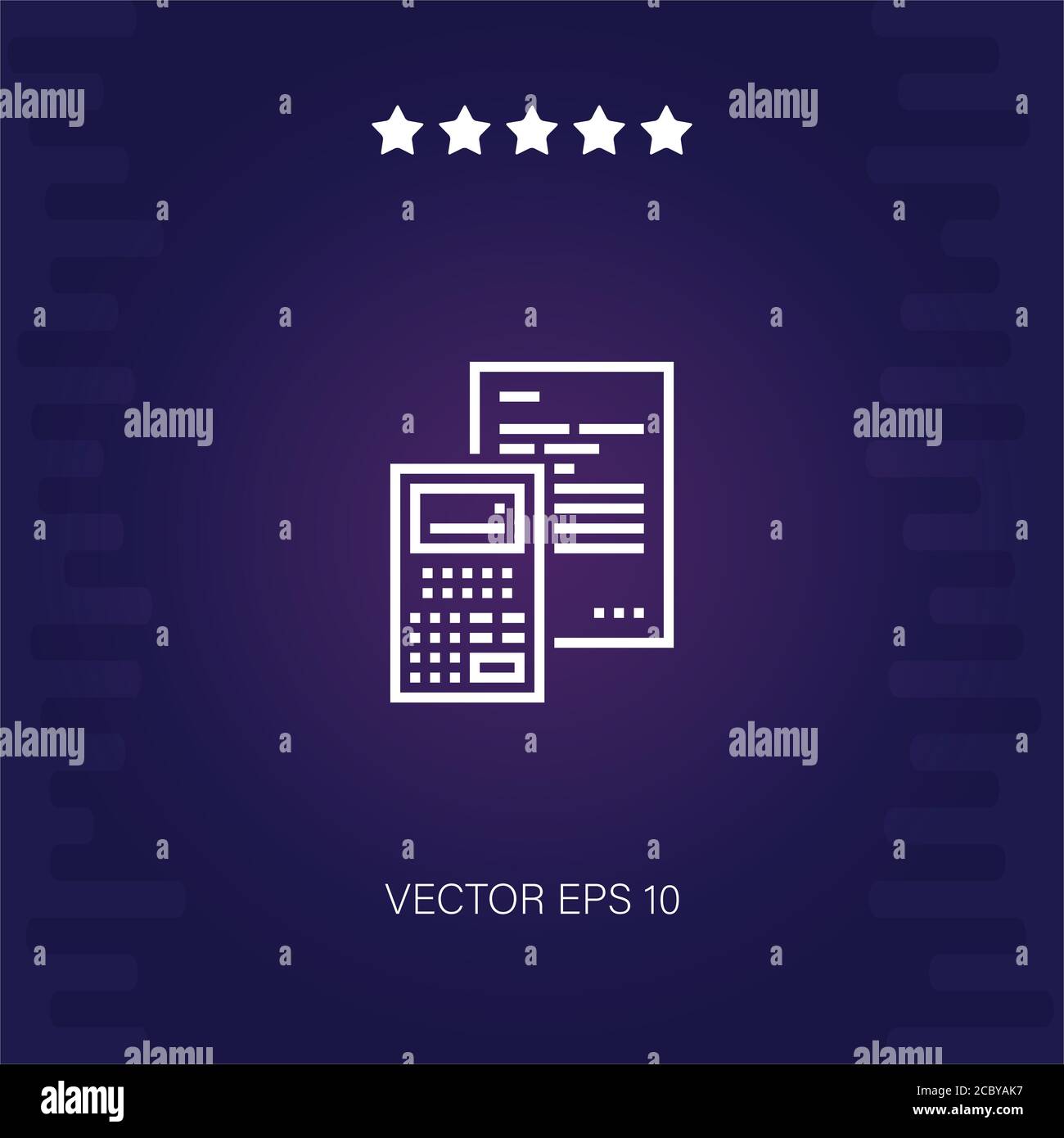 estimation vector icon modern illustration Stock Vector Image & Art - Alamy