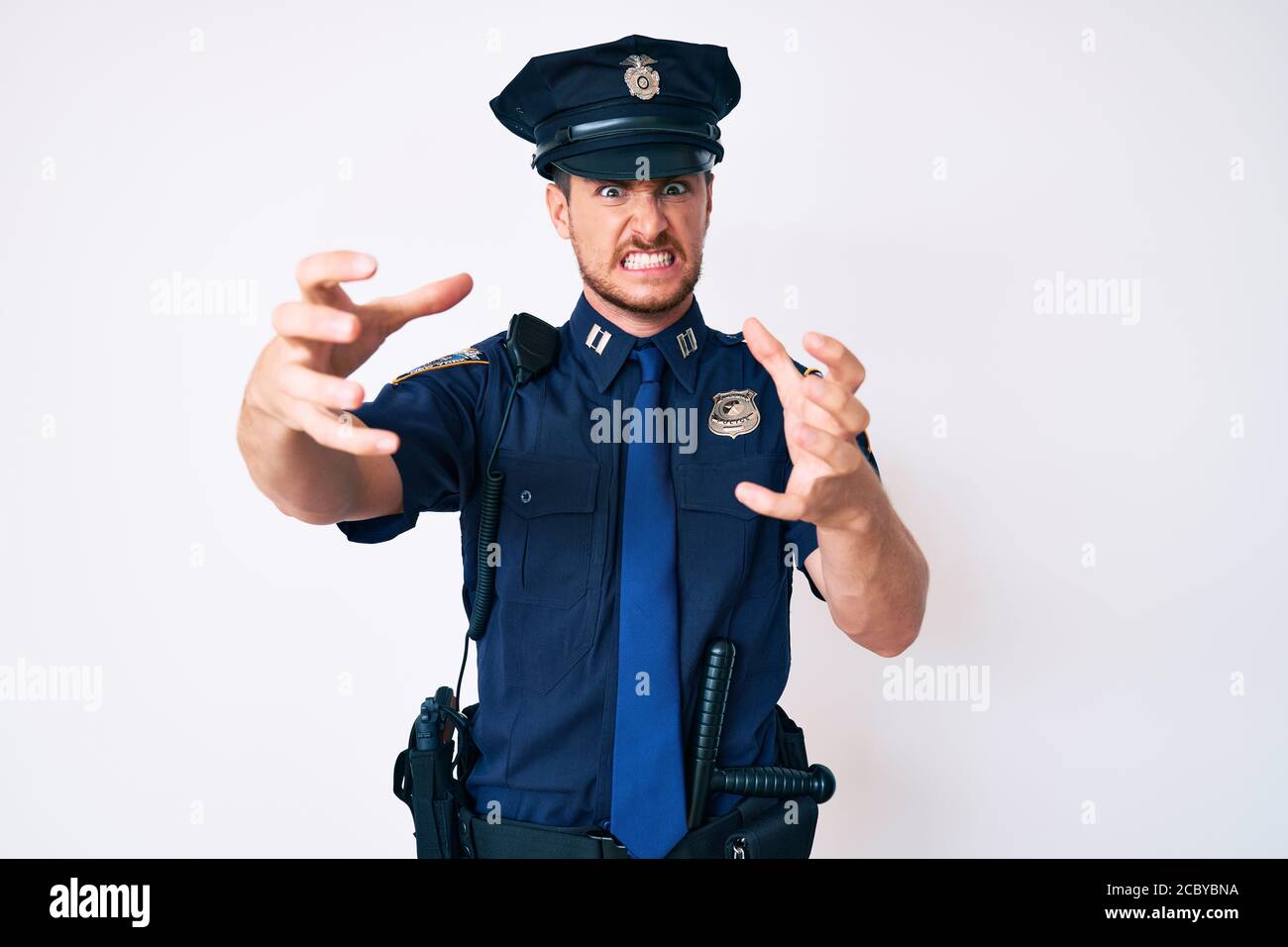 Police Officer Yelling