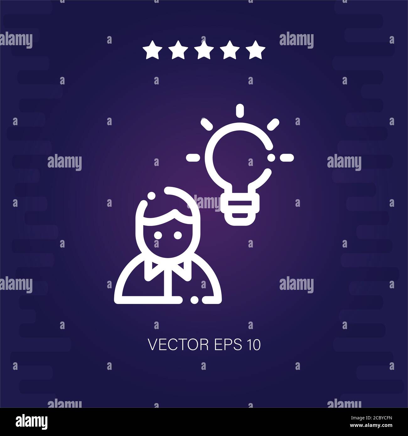 idea vector icon modern illustration Stock Vector Image & Art - Alamy