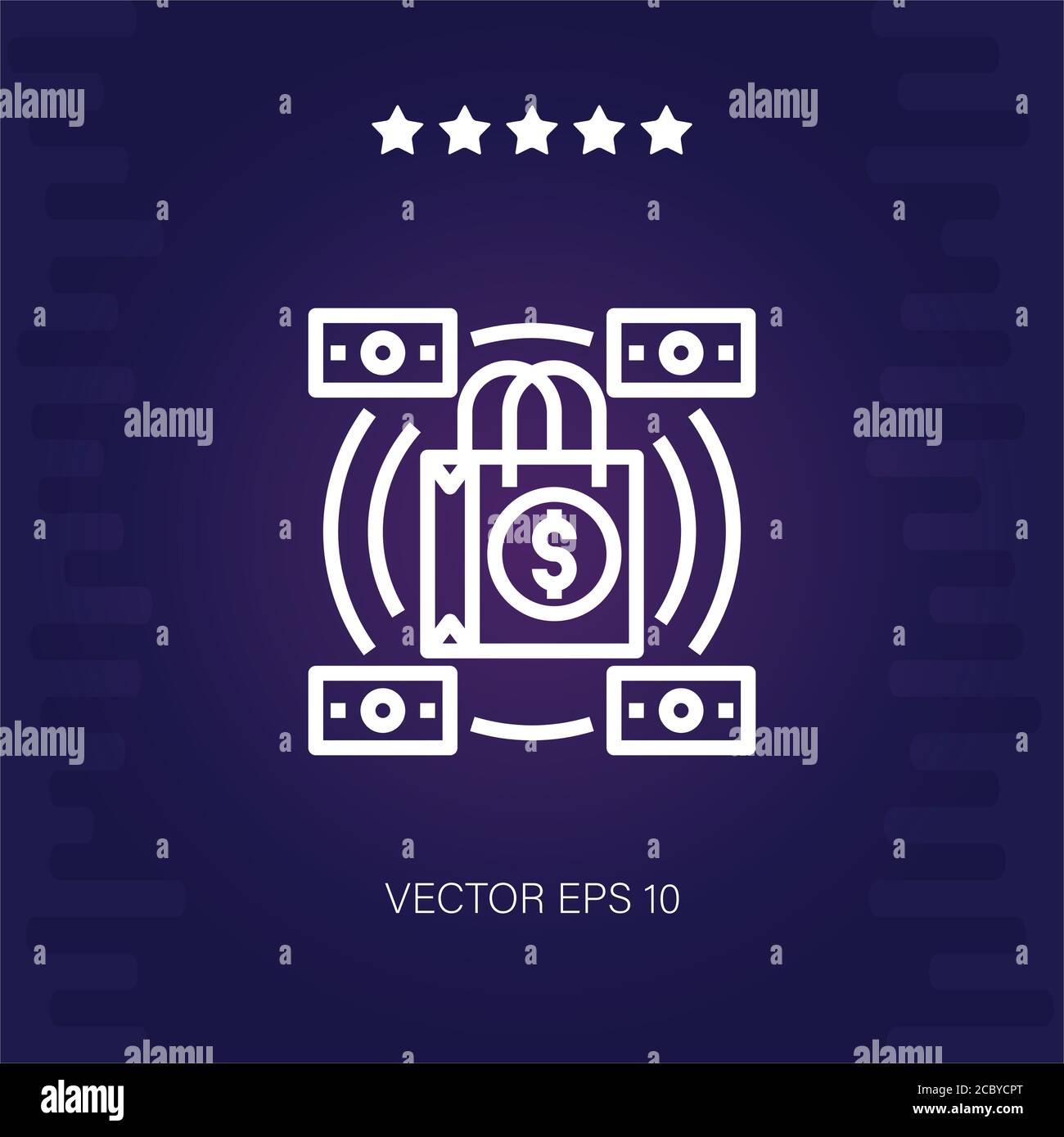 marketing vector icon modern illustration Stock Vector Image & Art - Alamy