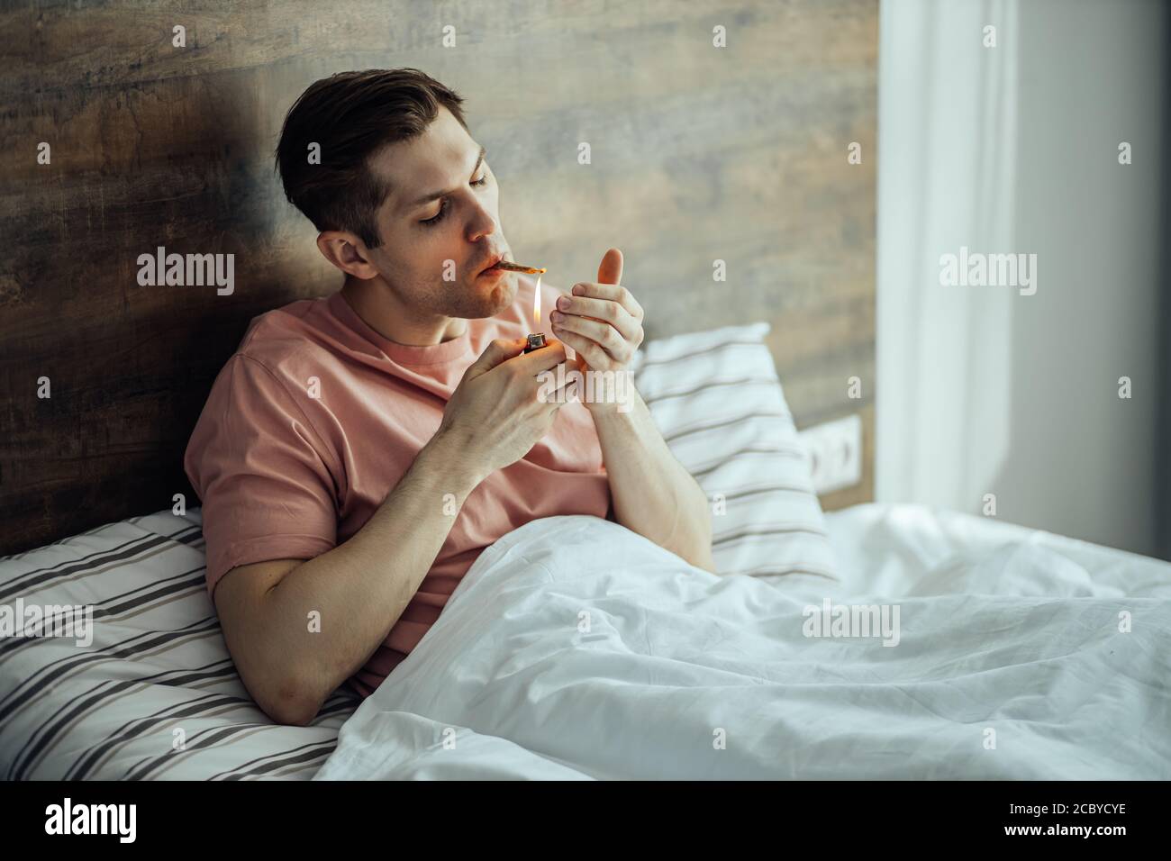 Guy Smoking Weed High Resolution Stock Photography and Images - Alamy