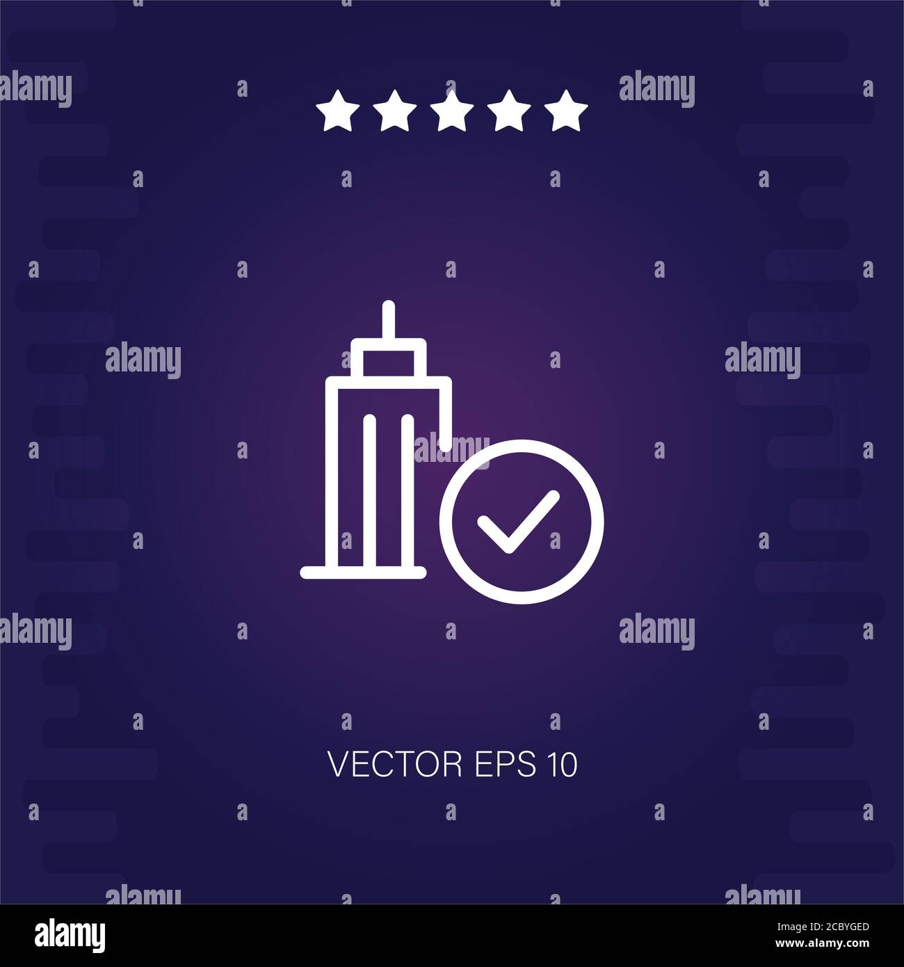 verify vector icon modern illustration Stock Vector Image & Art - Alamy