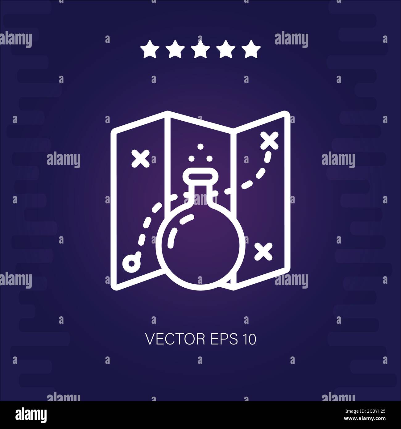 map vector icon modern illustration Stock Vector Image & Art - Alamy