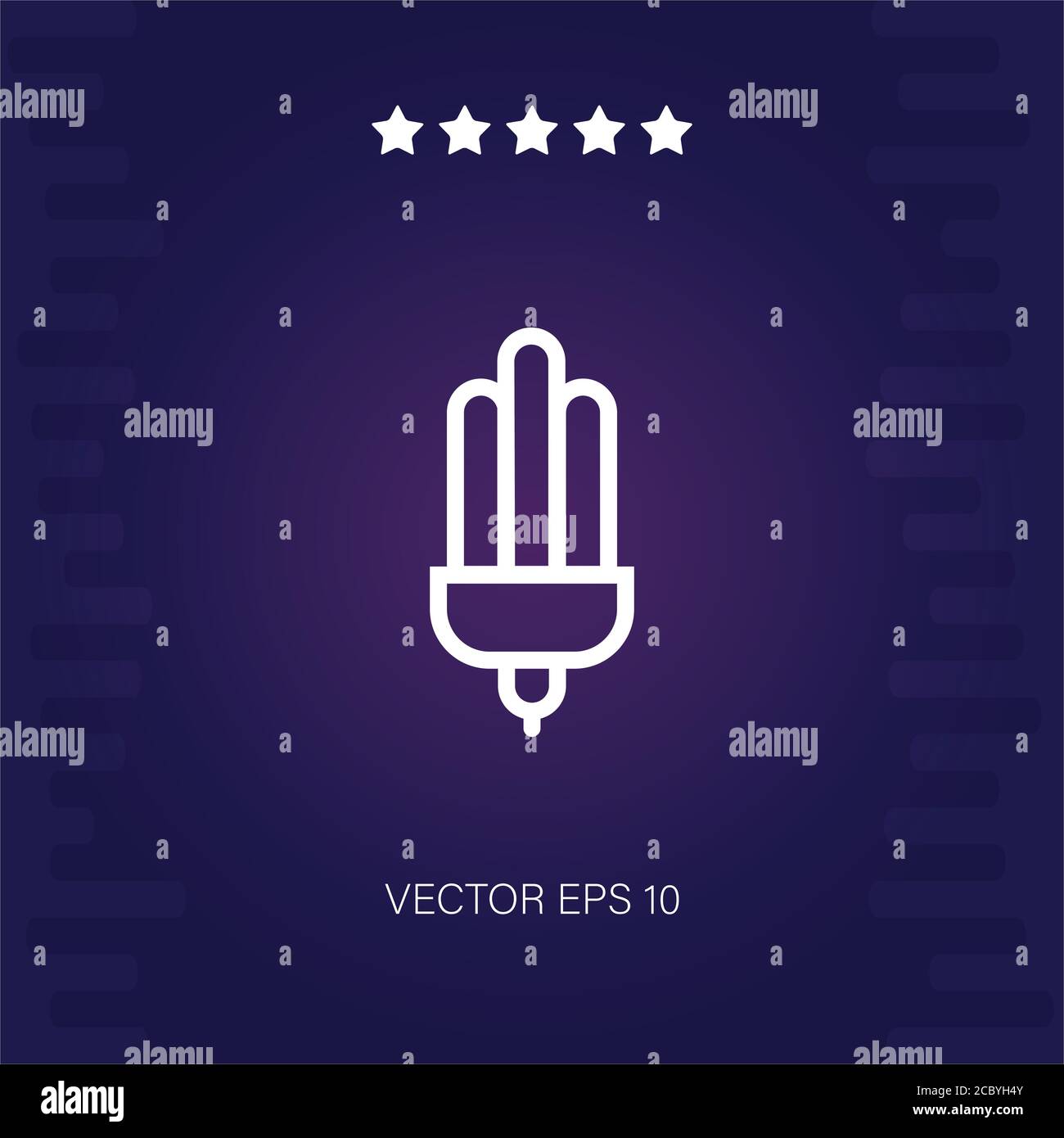light bulb vector icon modern illustration Stock Vector Image & Art - Alamy