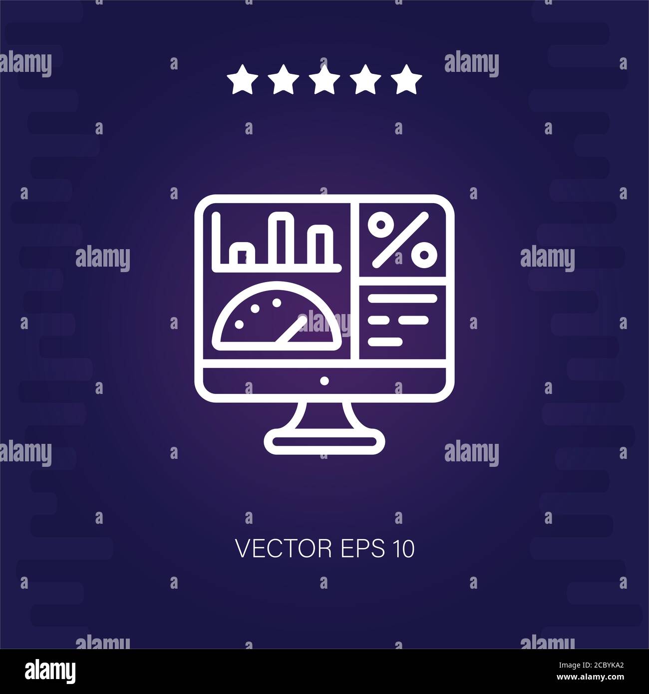 analytics vector icon modern illustration Stock Vector Image & Art - Alamy