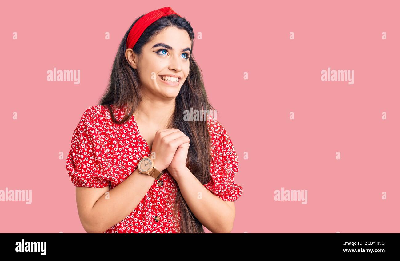 Nervous laugh girl hi-res stock photography and images - Alamy