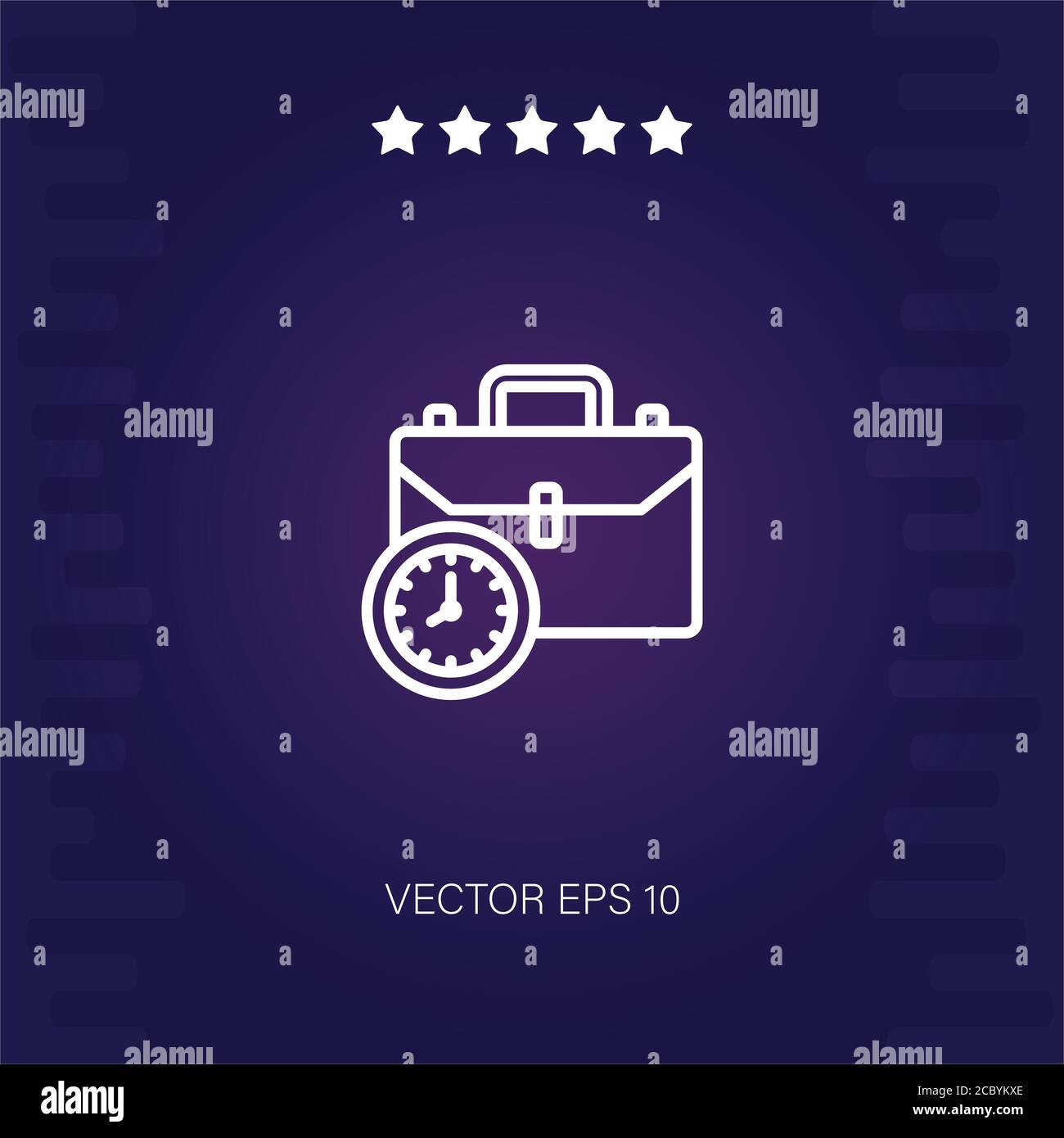 working hours vector icon modern illustration Stock Vector Image & Art ...