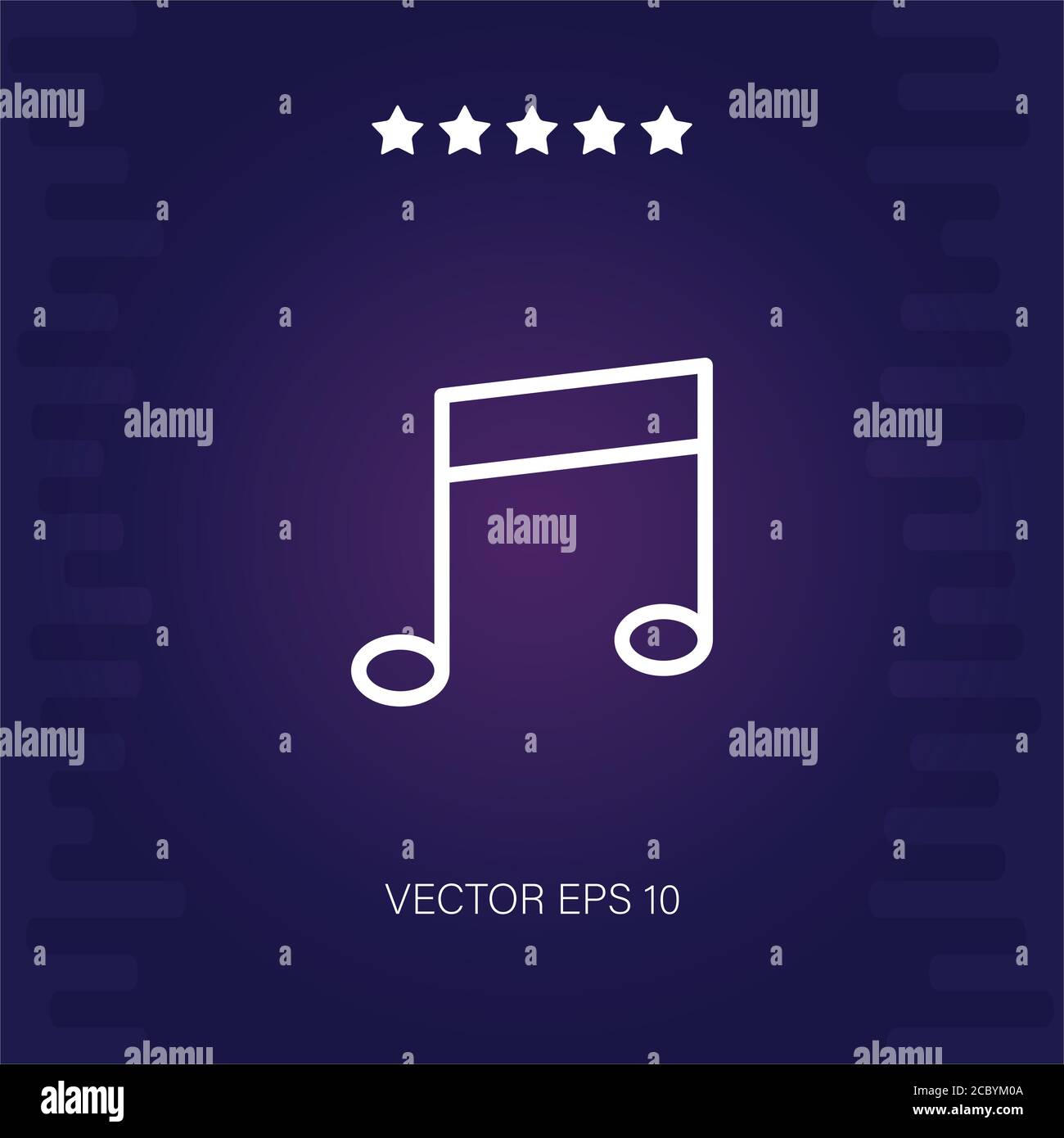 music vector icon modern illustration Stock Vector Image & Art - Alamy