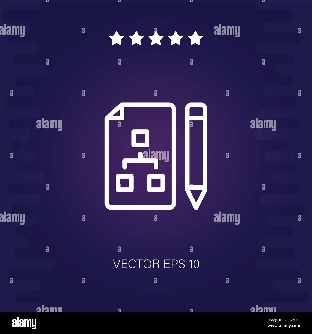 file vector icon modern illustration Stock Vector Image & Art - Alamy