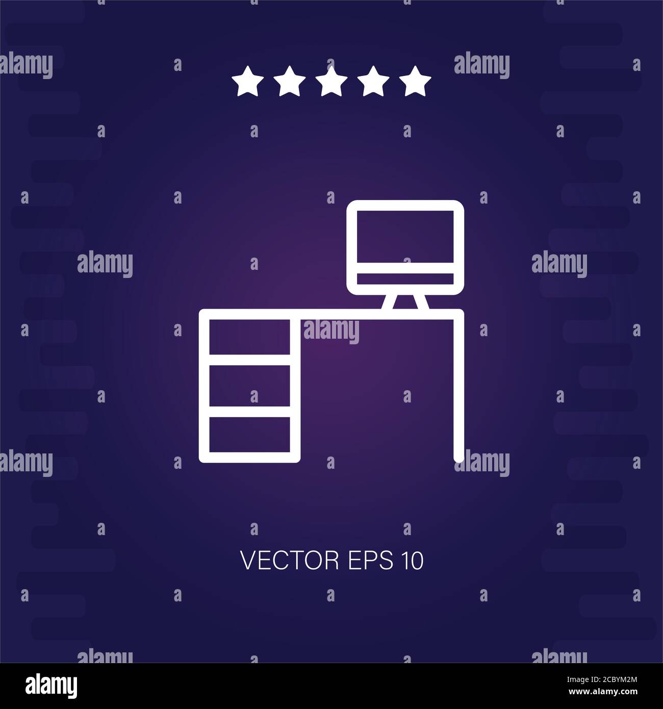 Man clean desk Stock Vector Images - Alamy