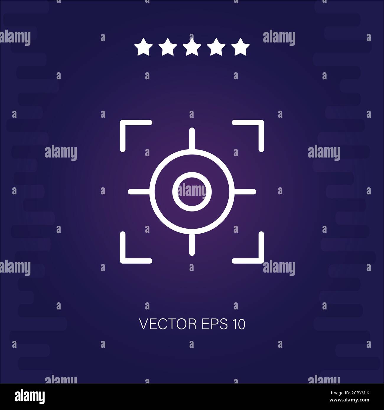 target vector icon modern illustration Stock Vector Image & Art - Alamy