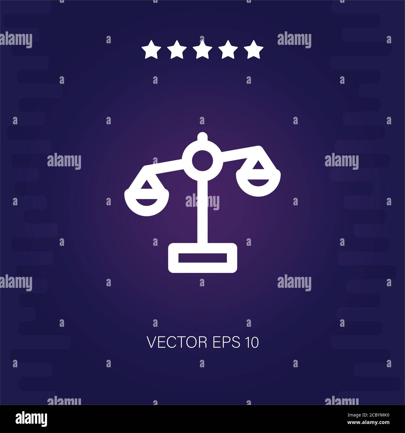 balance vector icon modern illustration Stock Vector Image & Art - Alamy