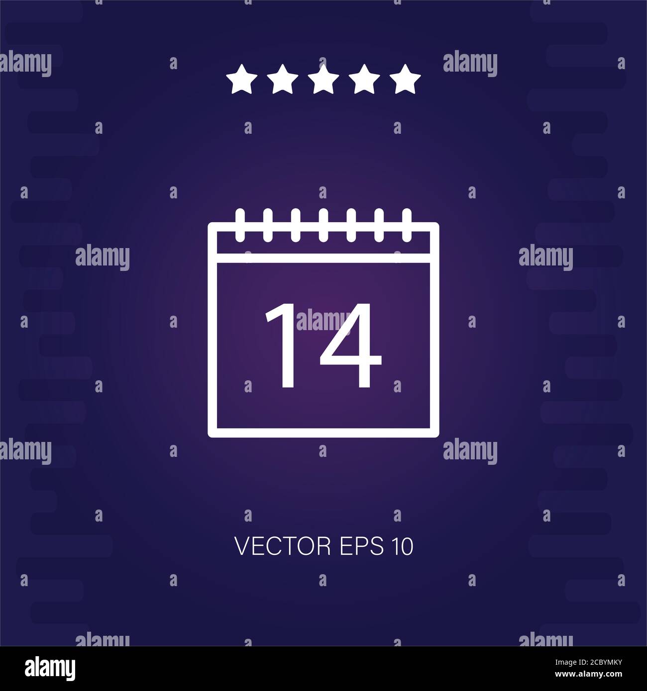 calendar vector icon modern illustration Stock Vector Image & Art - Alamy