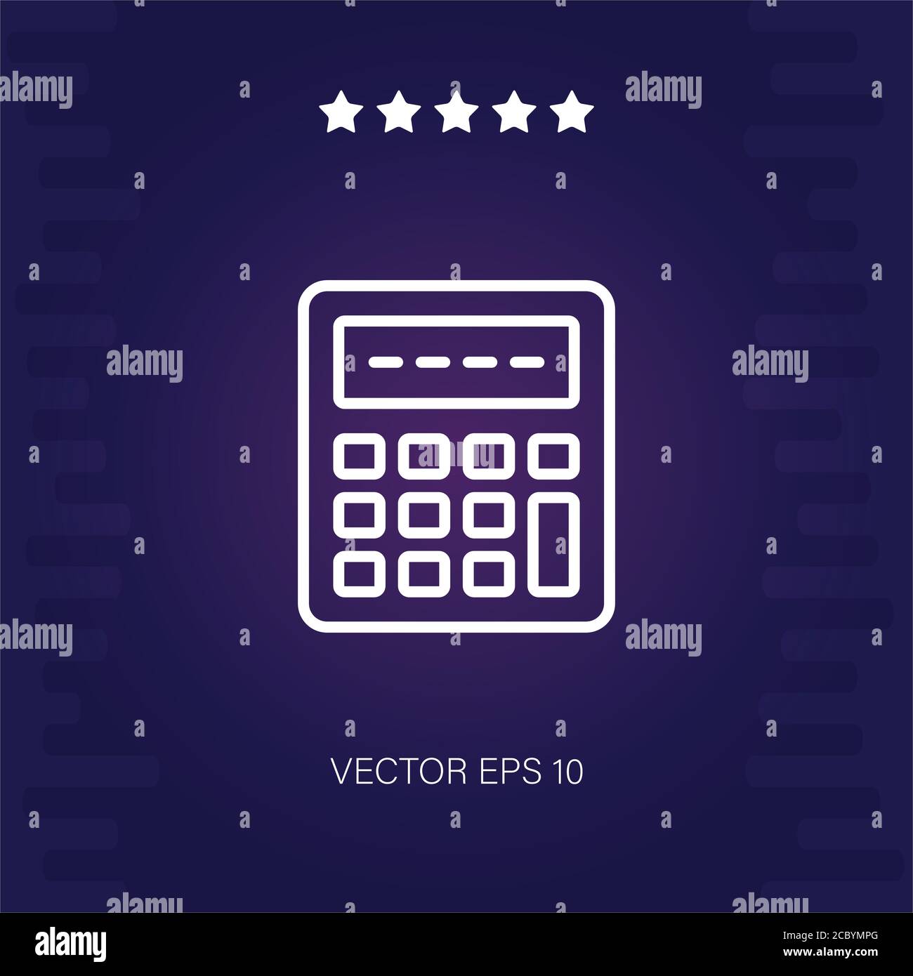 calculator vector icon modern illustration Stock Vector Image & Art - Alamy
