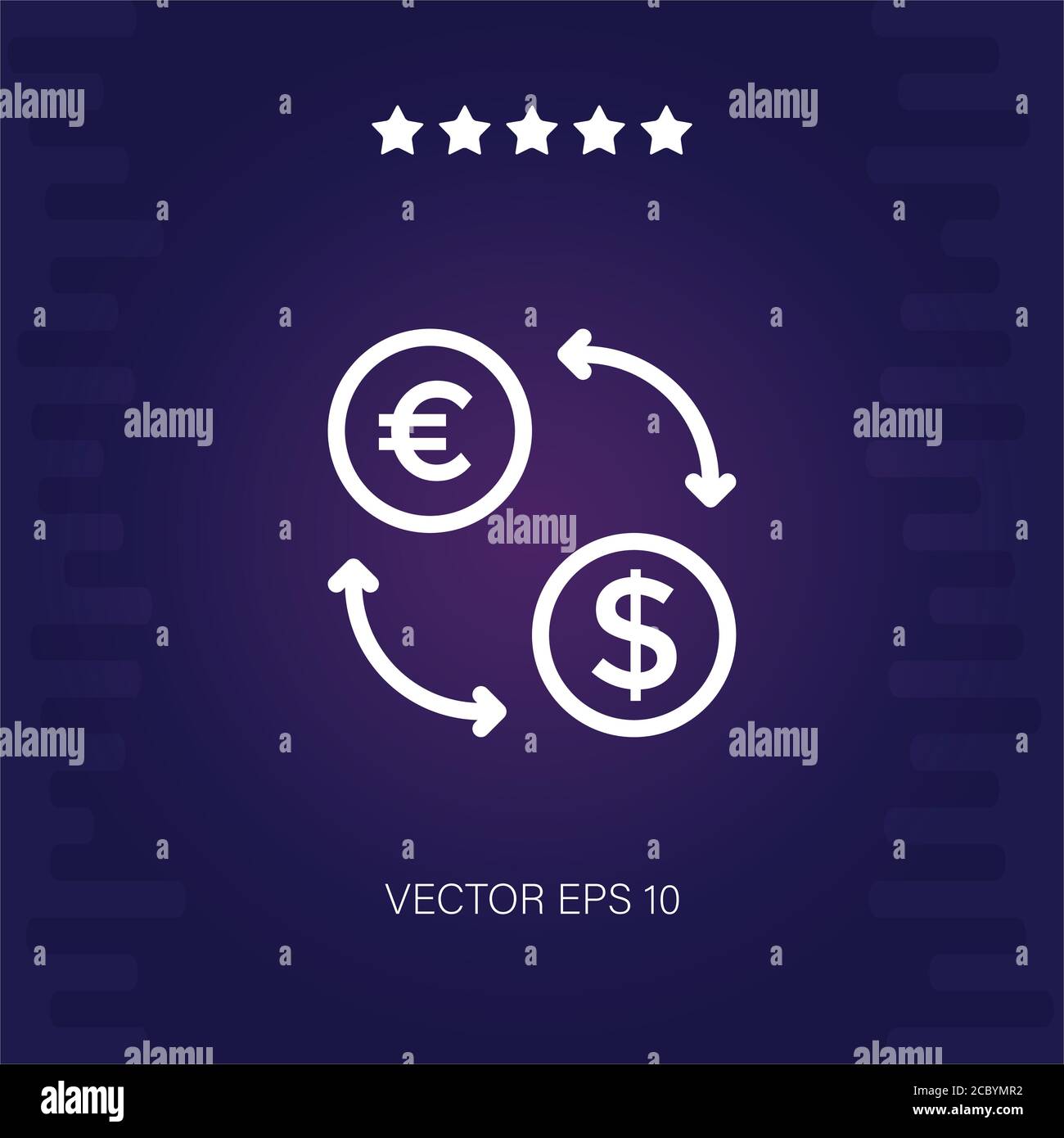 exchange vector icon modern illustration Stock Vector Image & Art - Alamy