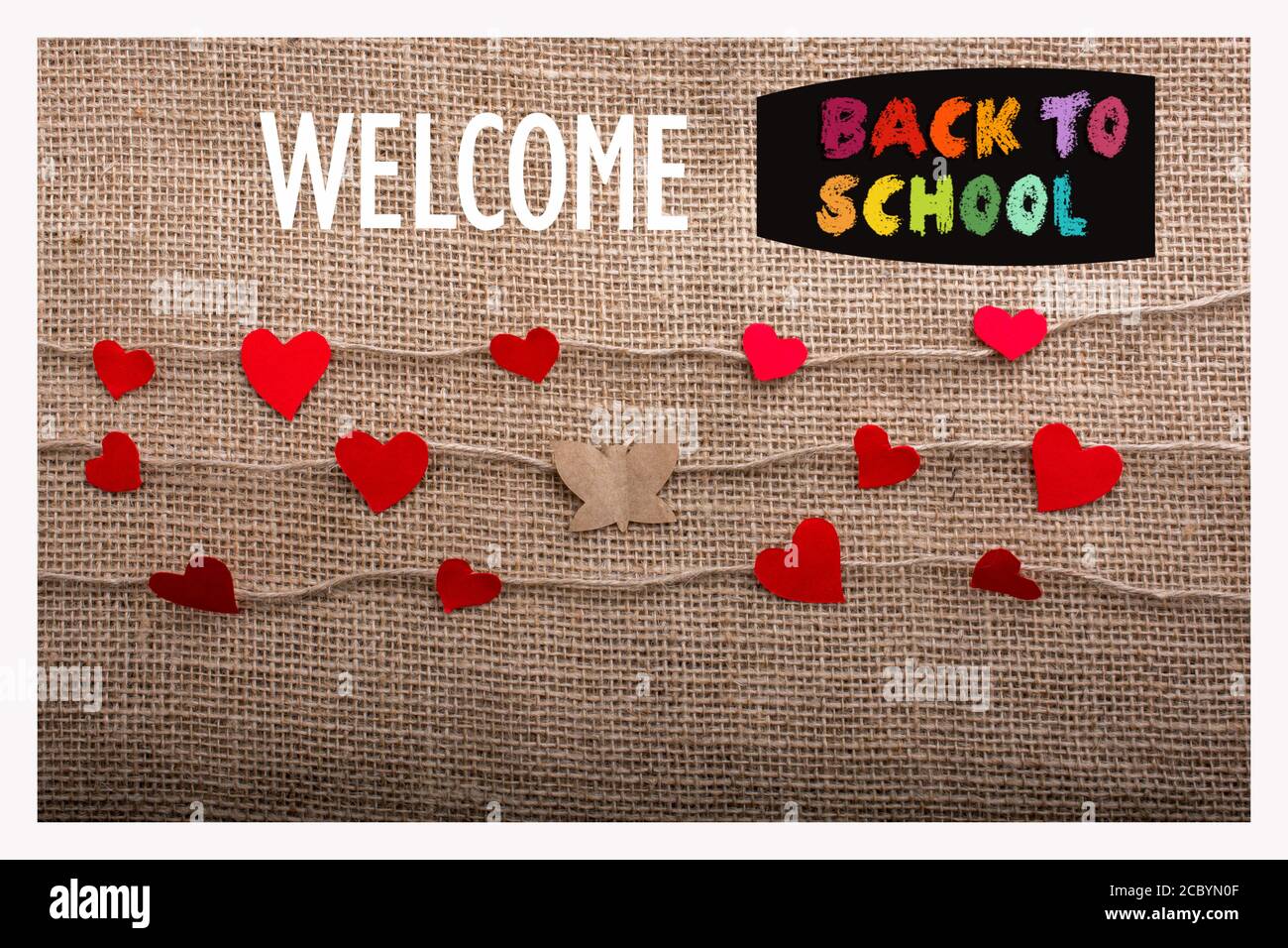 Back to school, education background for invitation, promotion poster ...