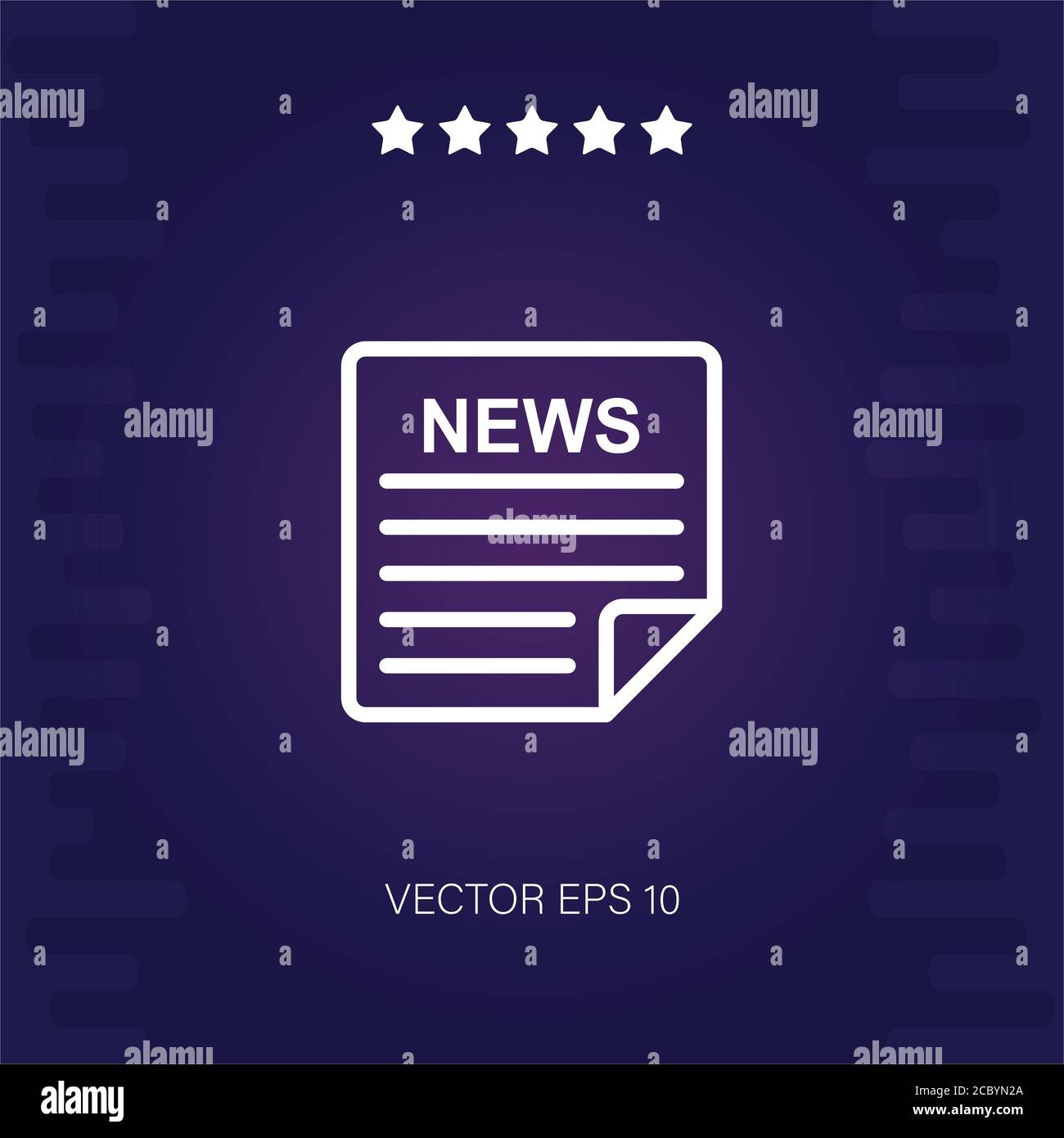 news vector icon modern illustration Stock Vector Image & Art - Alamy