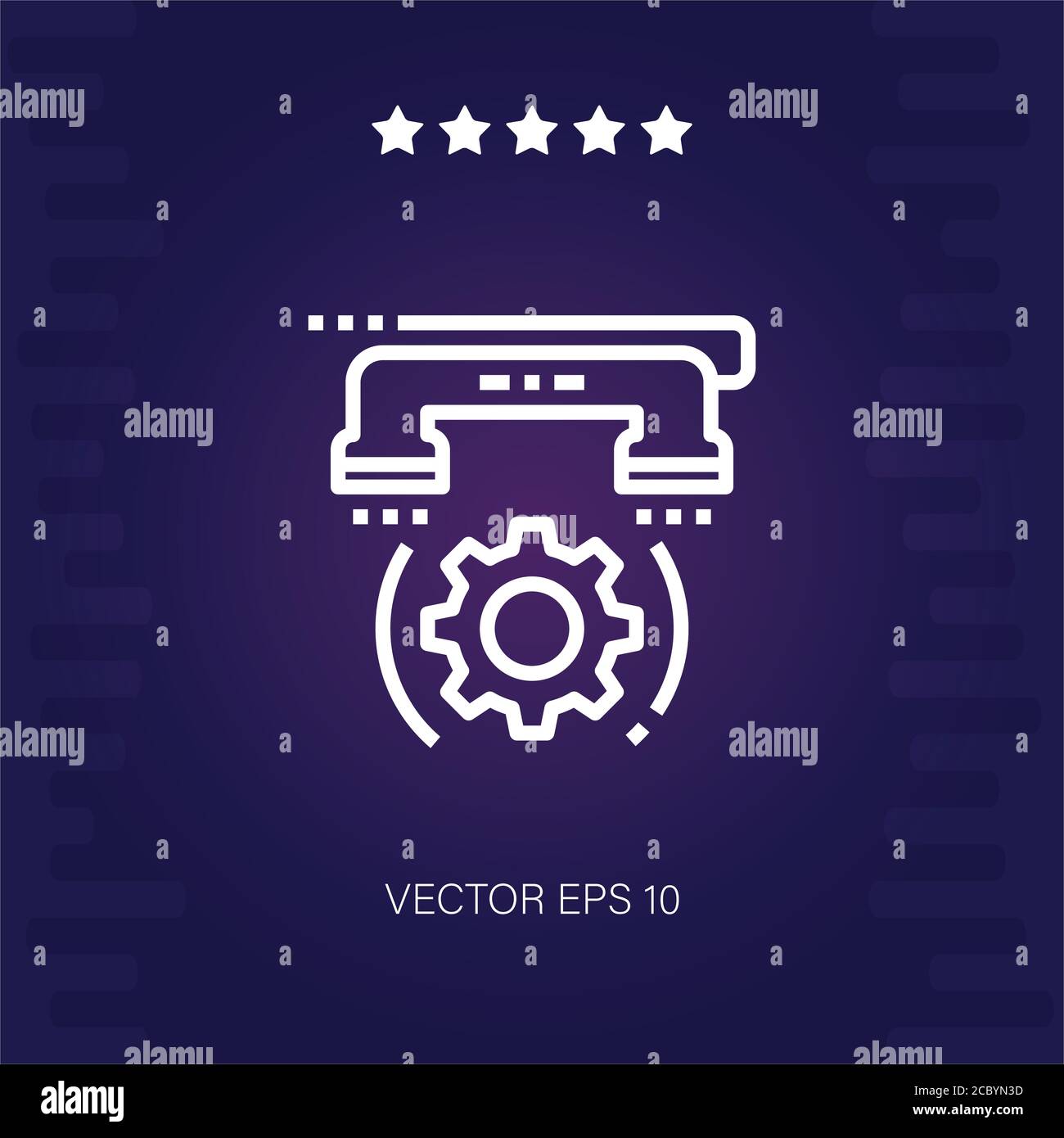 service vector icon modern illustration Stock Vector Image & Art - Alamy