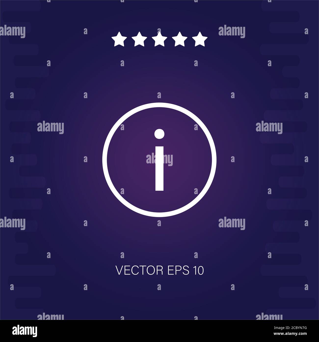 warning vector icon modern illustration Stock Vector Image & Art - Alamy