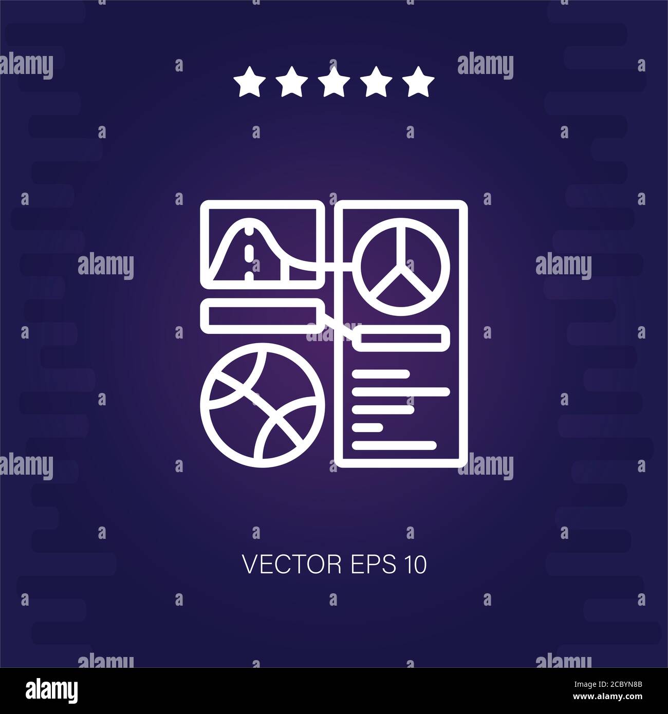 analytics vector icon modern illustration Stock Vector Image & Art - Alamy