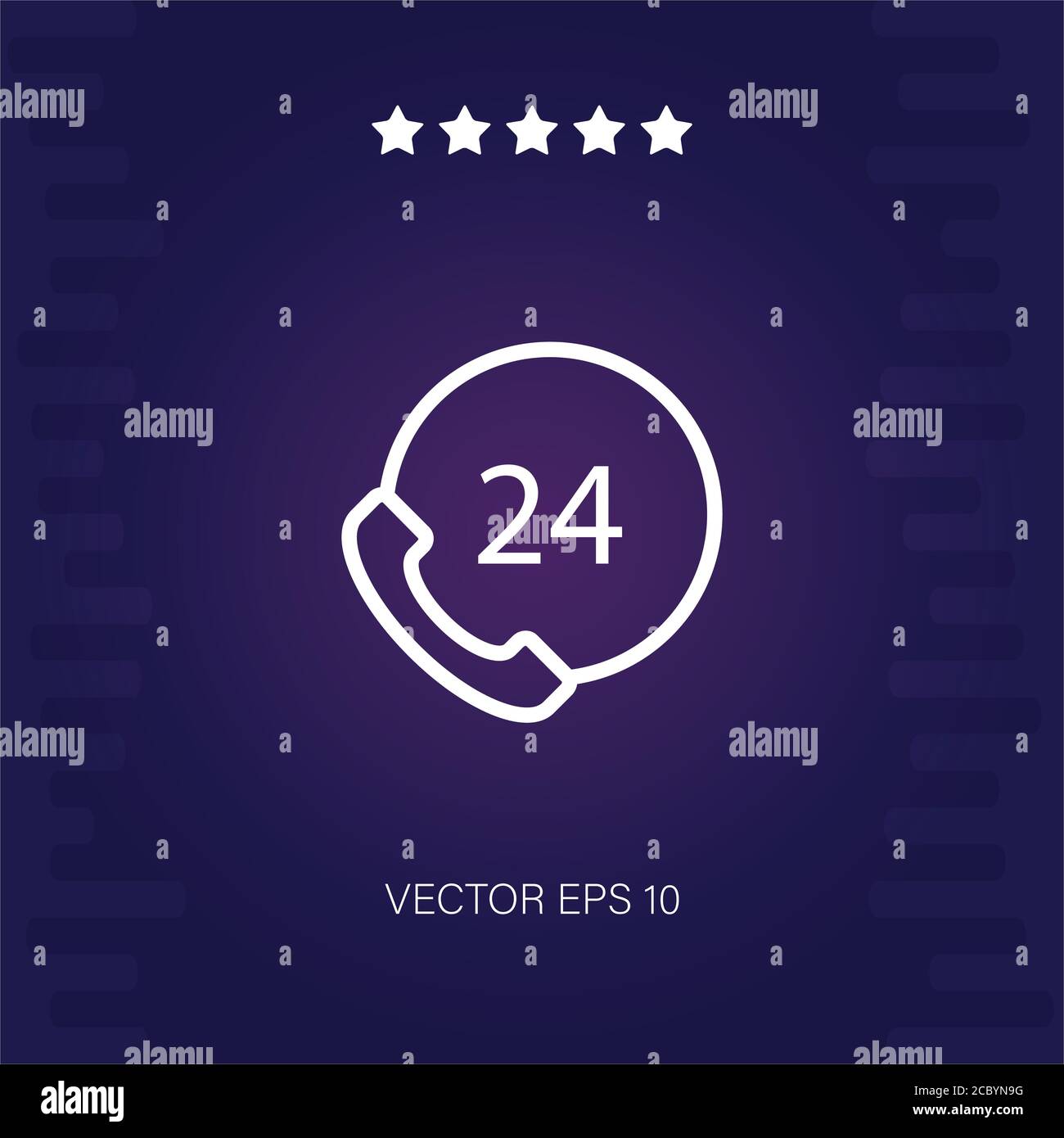 hours vector icon modern illustration Stock Vector Image & Art - Alamy