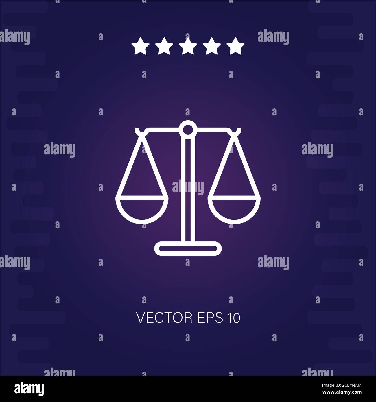 scales vector icon modern illustration Stock Vector Image & Art - Alamy