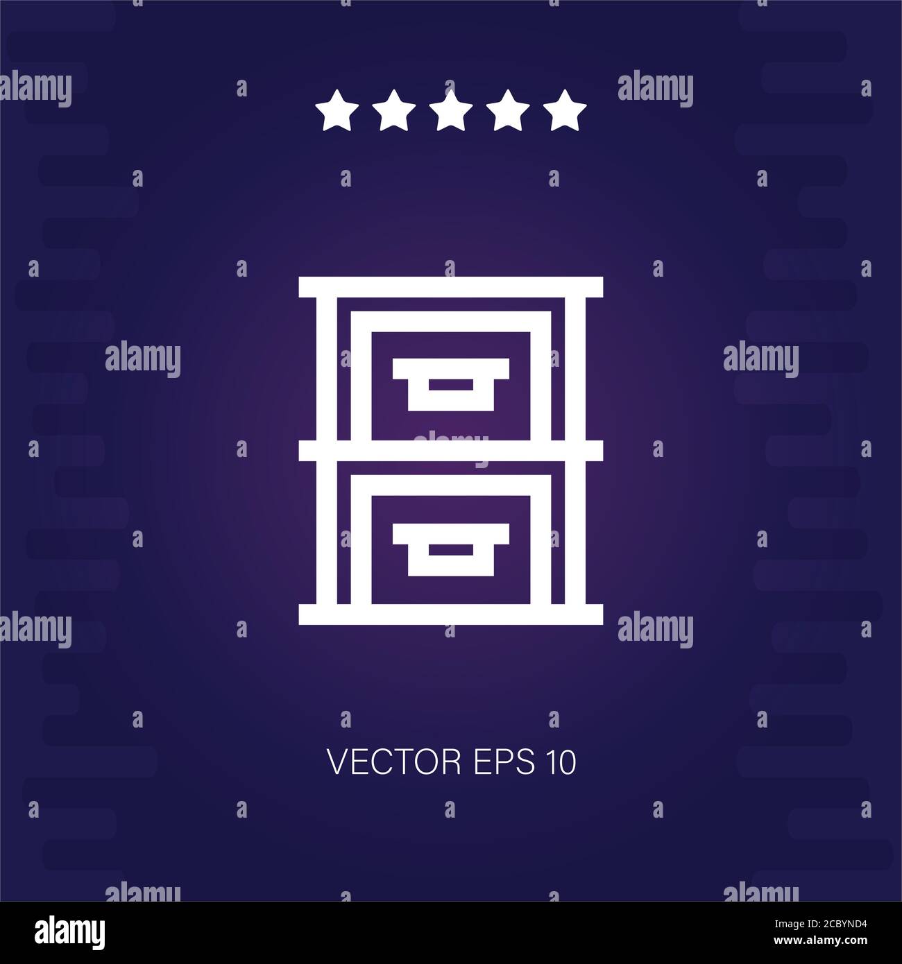 archive vector icon modern illustration Stock Vector Image & Art - Alamy