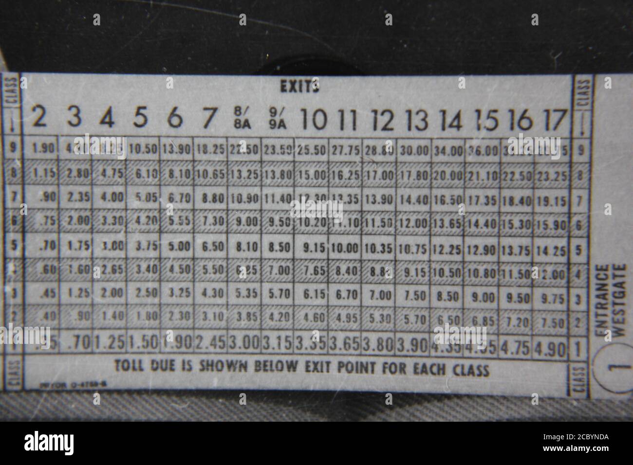 Fine 1970s vintage black and white photography of the Ohio turnpike ...