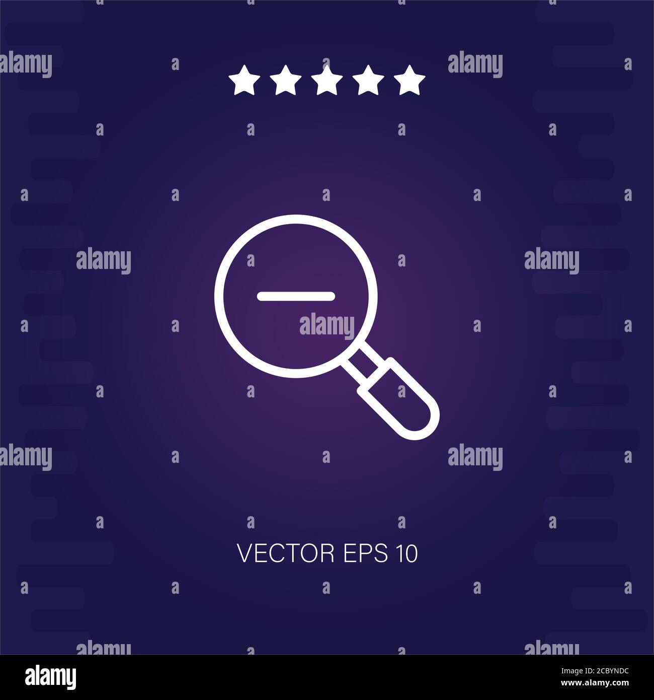 zoom out vector icon modern illustration Stock Vector Image & Art - Alamy