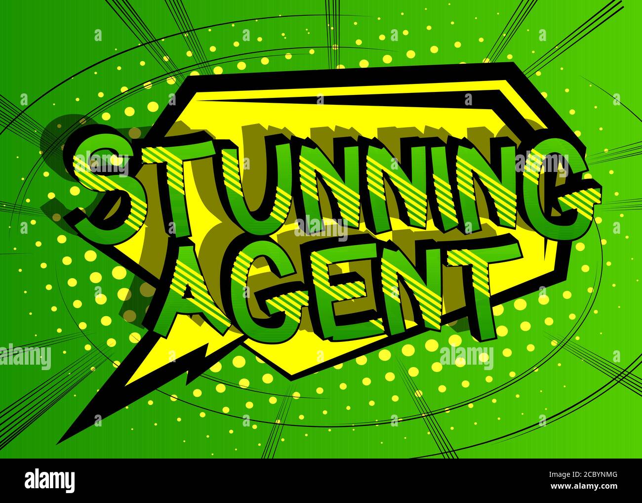 Stunning Agent Comic book style cartoon words on abstract comics ...