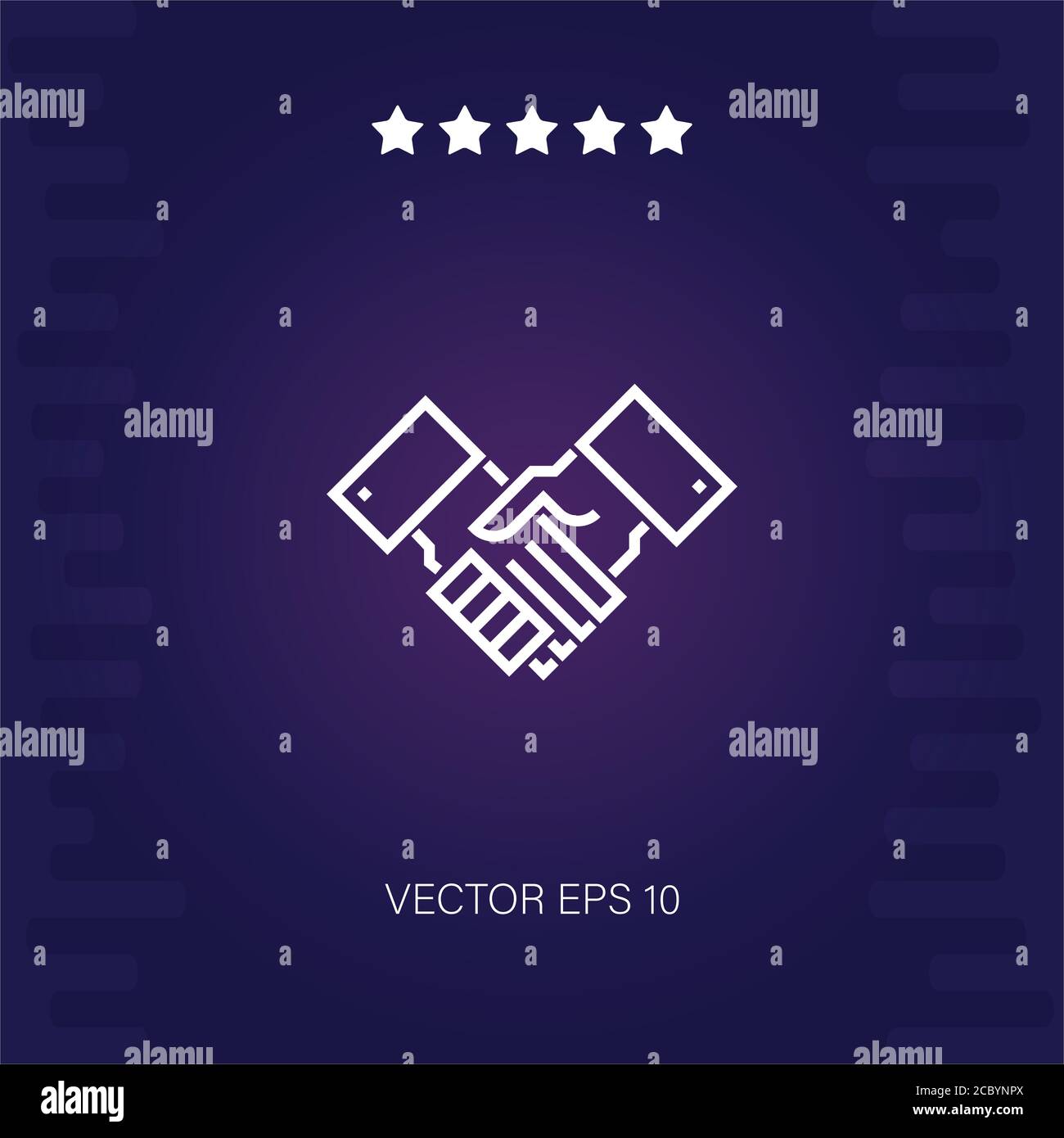 handshake vector icon modern illustration Stock Vector Image & Art - Alamy