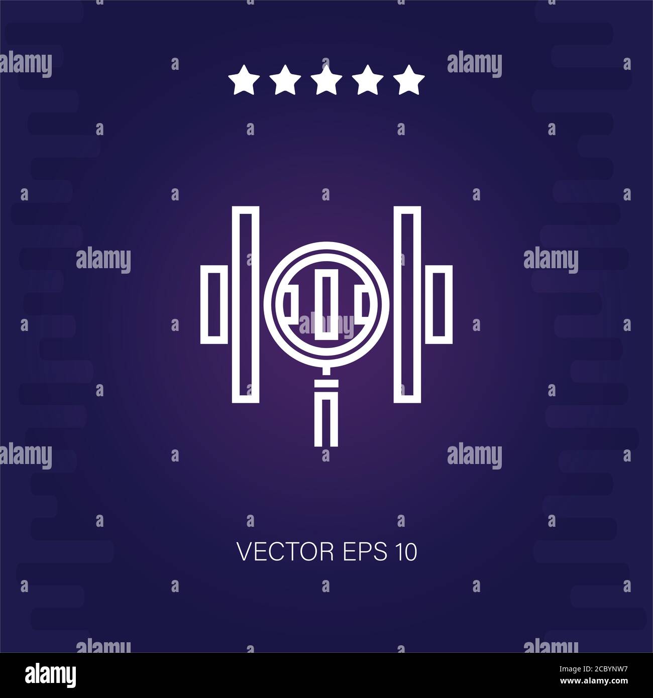 investigation vector icon modern illustration Stock Vector Image & Art ...