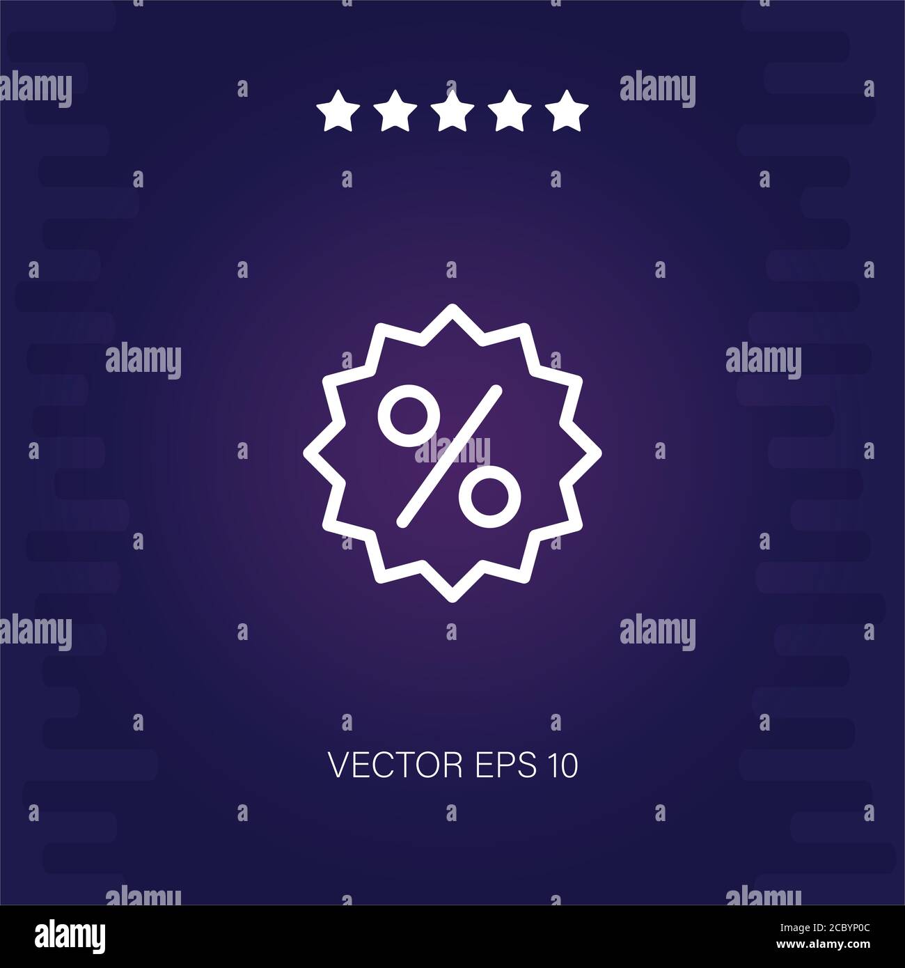 percentage vector icon modern illustration Stock Vector Image & Art - Alamy