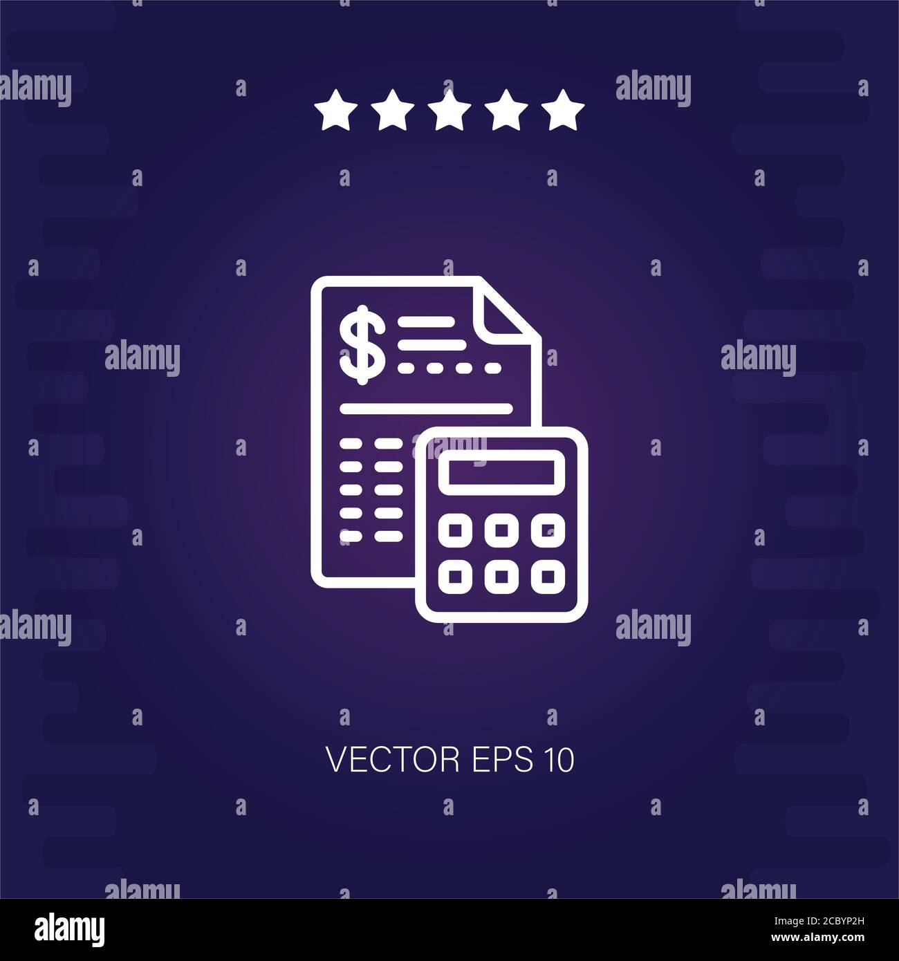 budget vector icon modern illustration Stock Vector Image & Art - Alamy