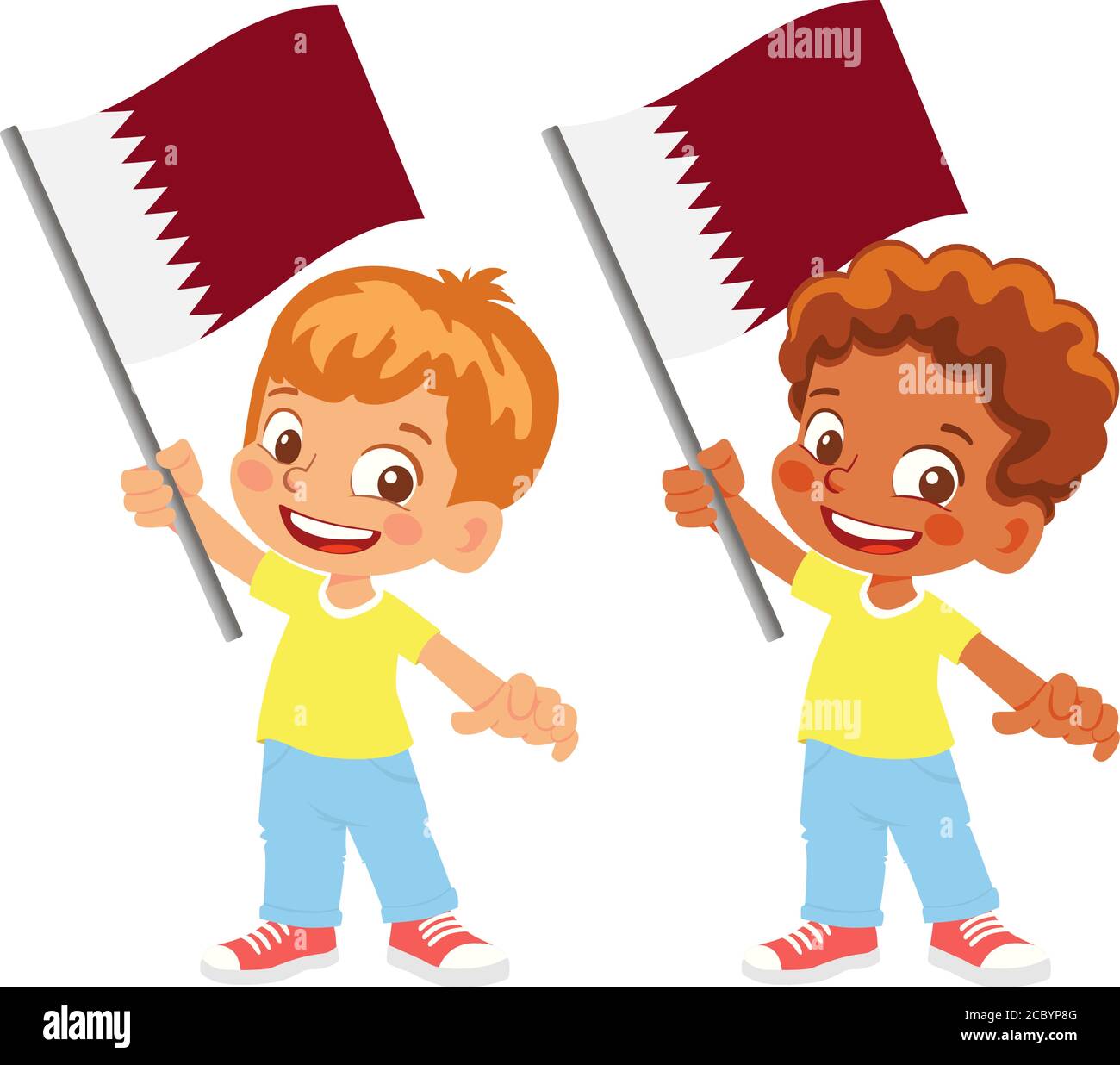 Qatar boy Stock Vector Images - Alamy