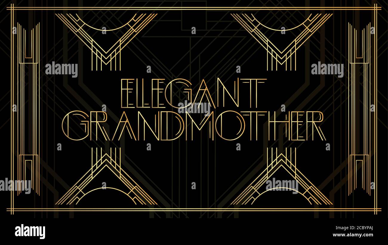 Elegant mature female person Stock Vector Images - Alamy