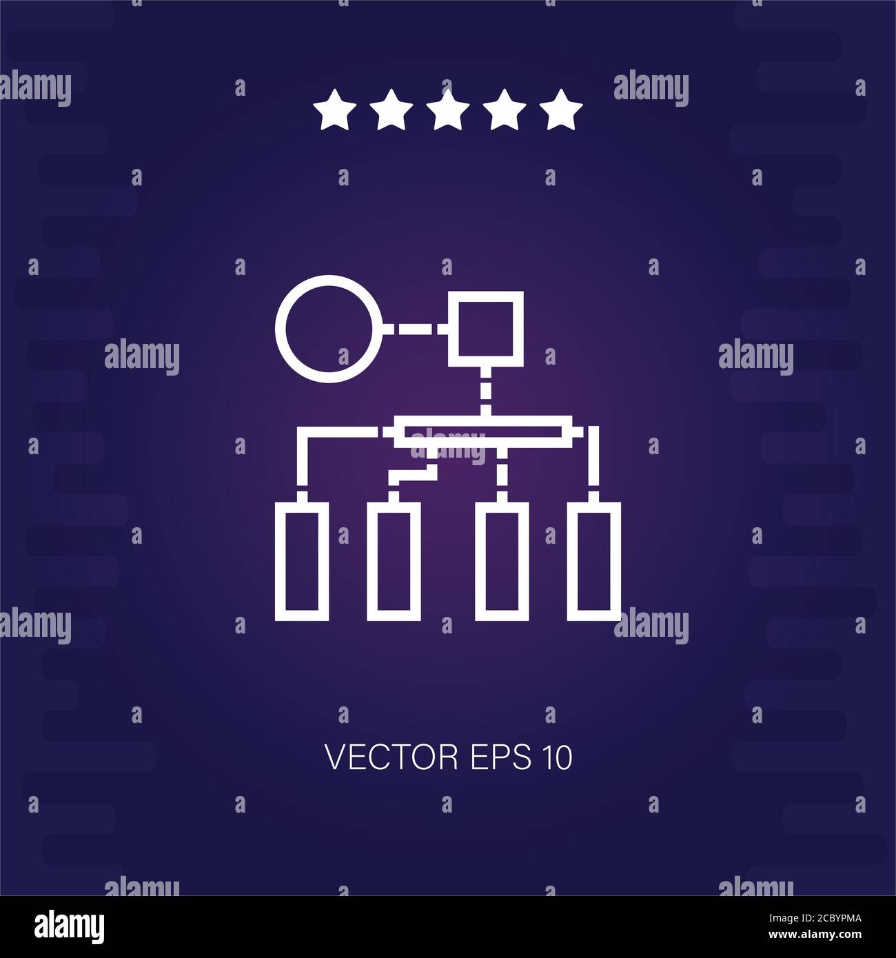 organization vector icon modern illustration Stock Vector Image & Art ...