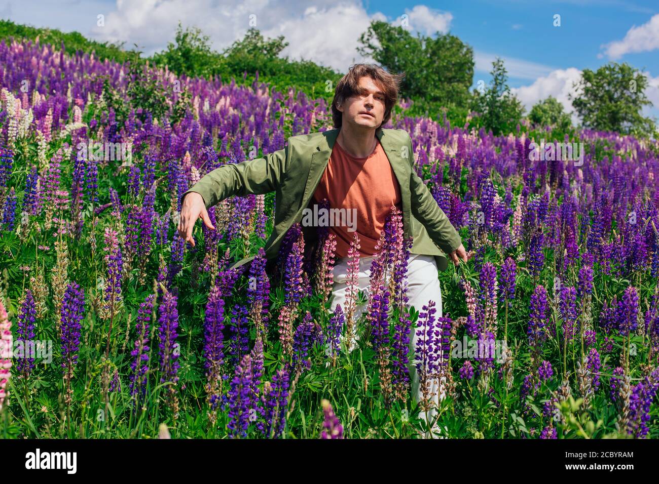 Tall handsome man dancing on hi-res stock photography and images - Alamy