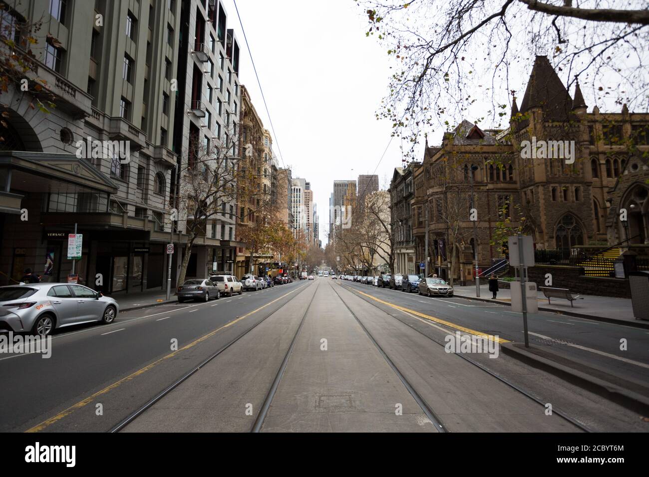 Melbourne intersections hi-res stock photography and images - Alamy