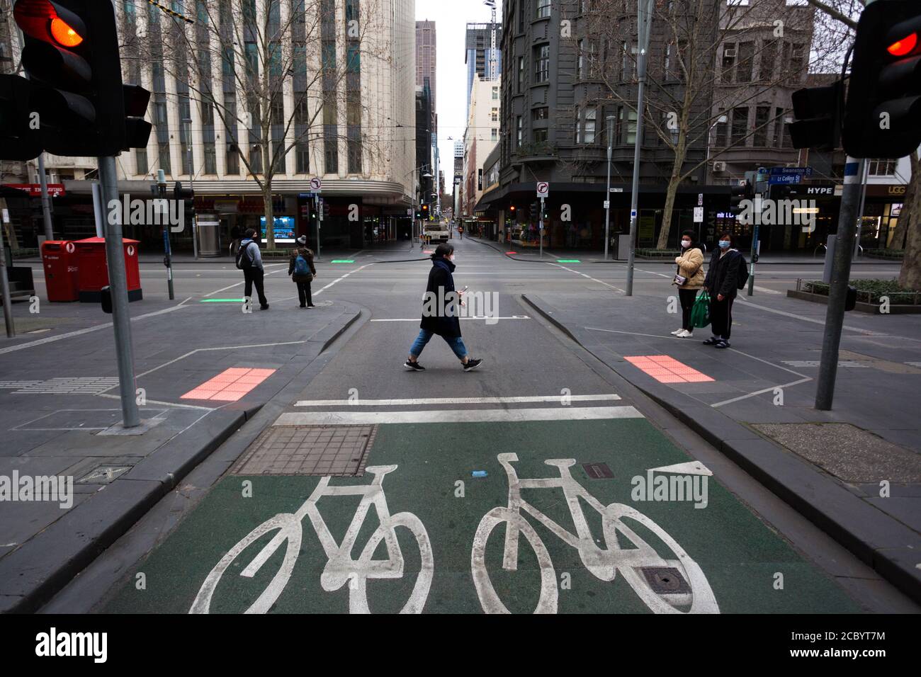 Melbourne intersections hi-res stock photography and images - Alamy