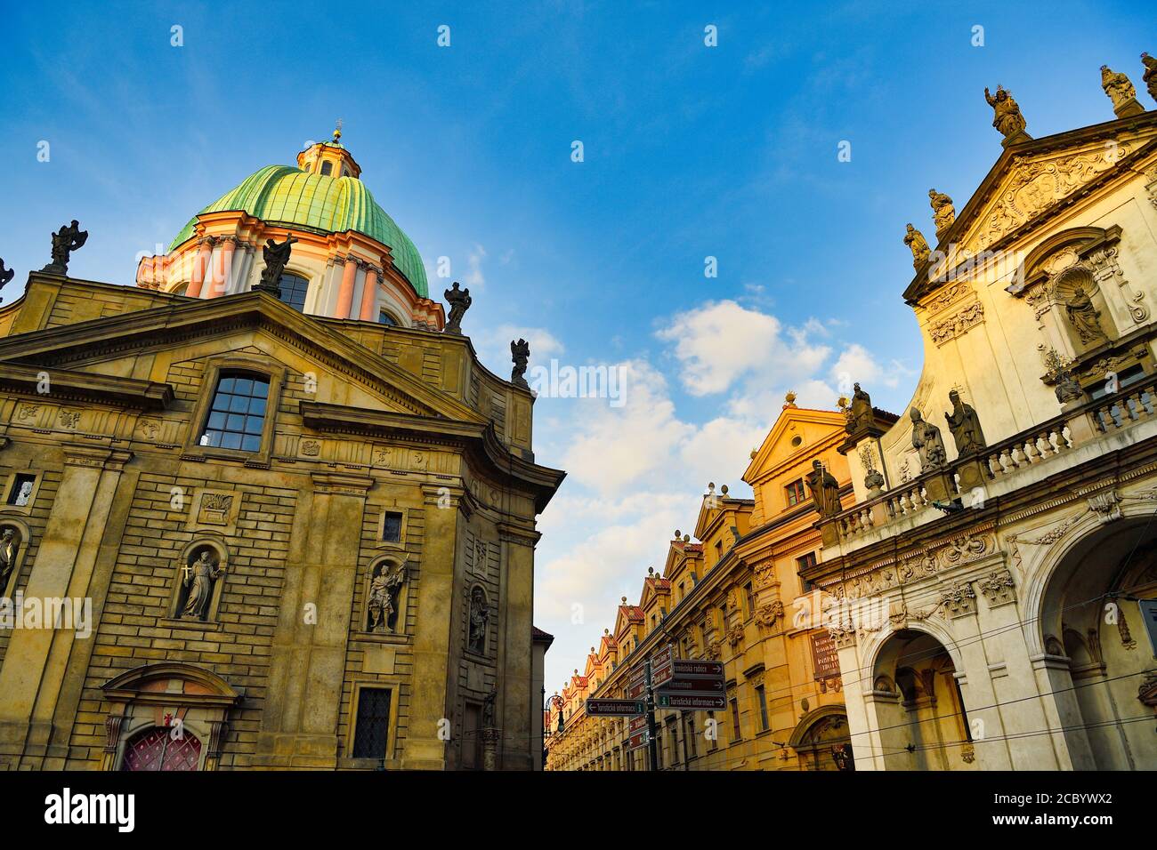 The old building is an art and gothic style architecture at old town in ...