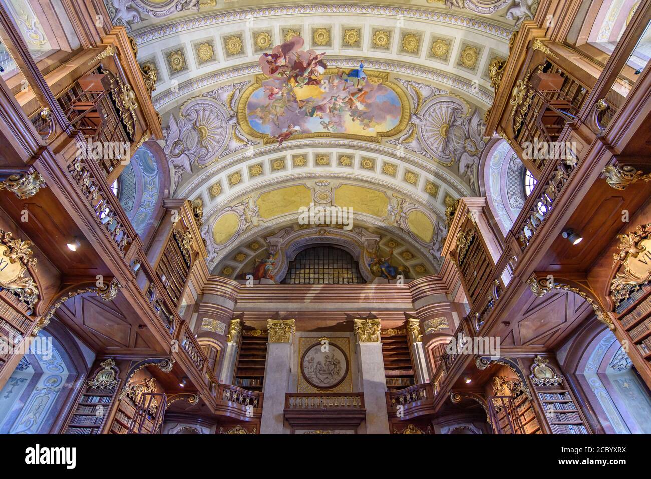 Nationalbibliothek Prunksaal, State Hall of the Austrian National ...