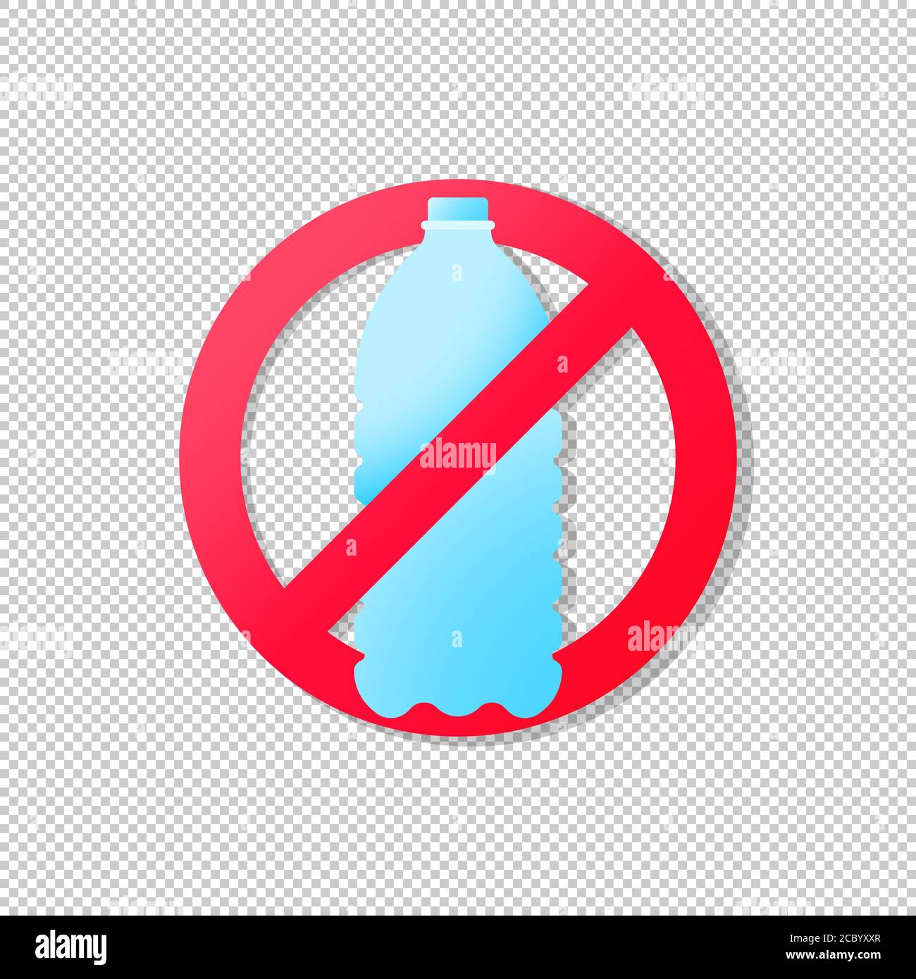 Stop plastic pollution logo Stock Vector Images - Alamy