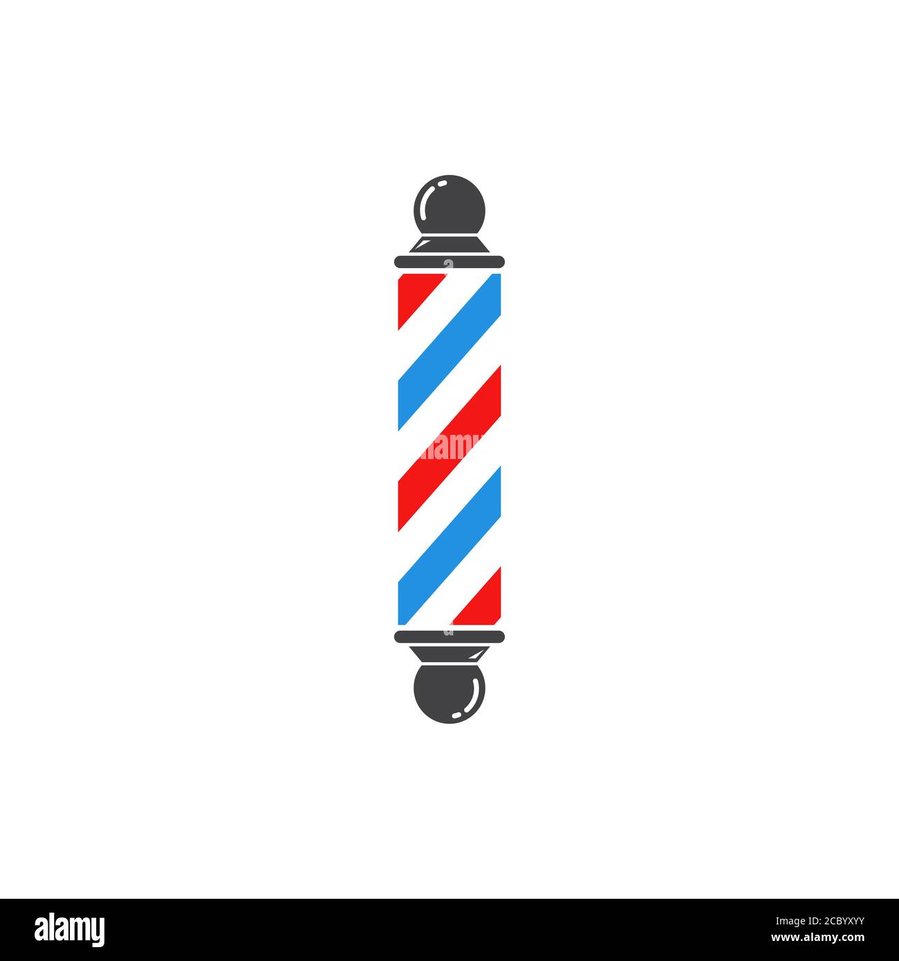 Barber pole vector hi-res stock photography and images - Alamy