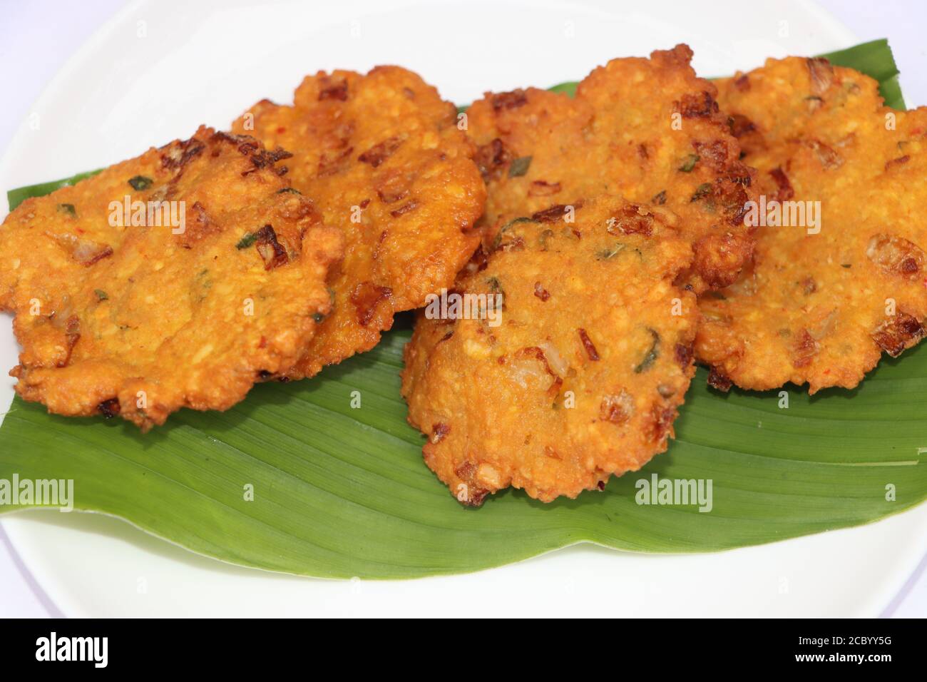 Dal vada or Dal Pakoda or Parippu Vada or Paruppu Vadai , deep fried ...