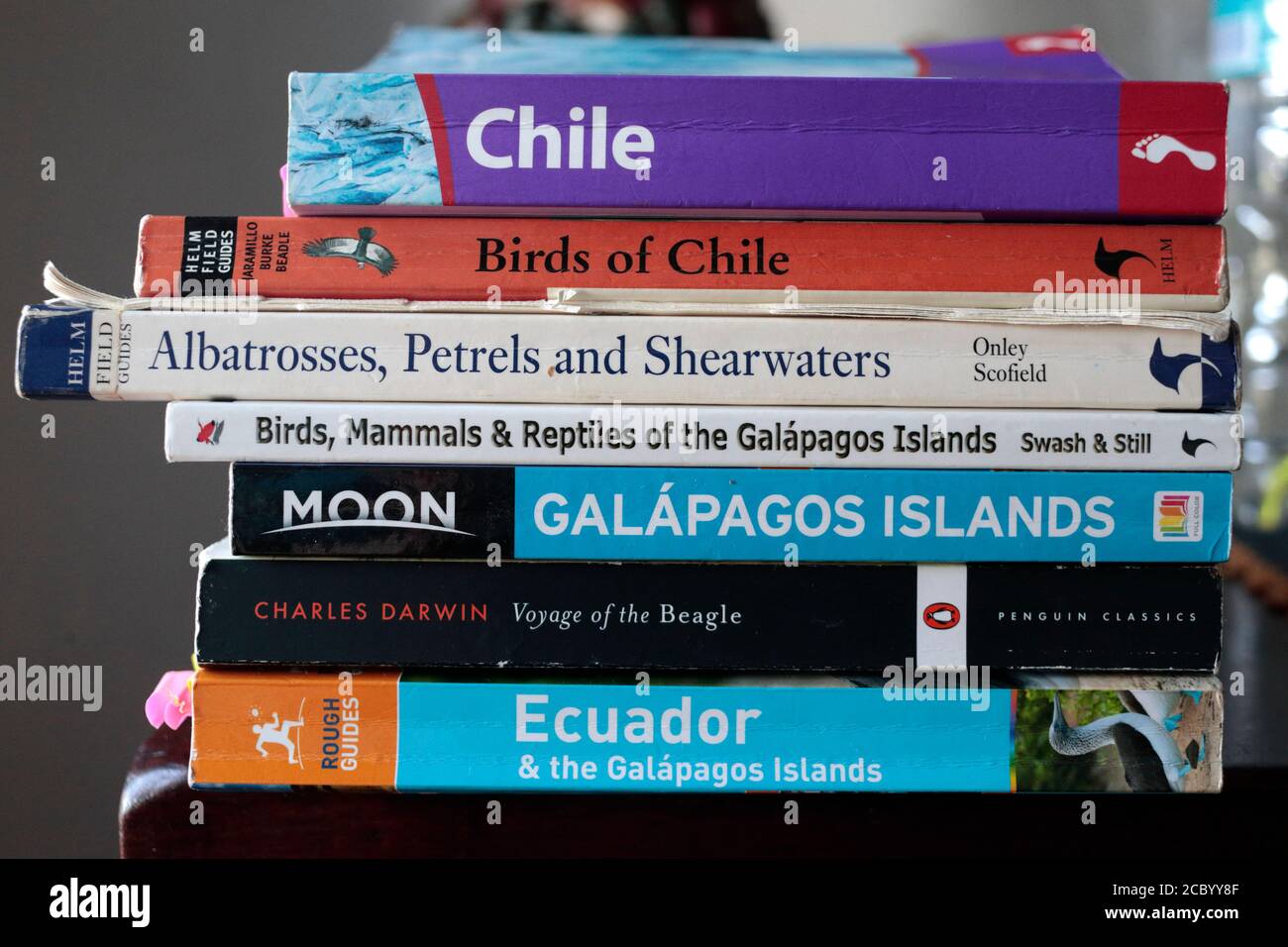 Travelling library, books for travelling in South America, Chile ...