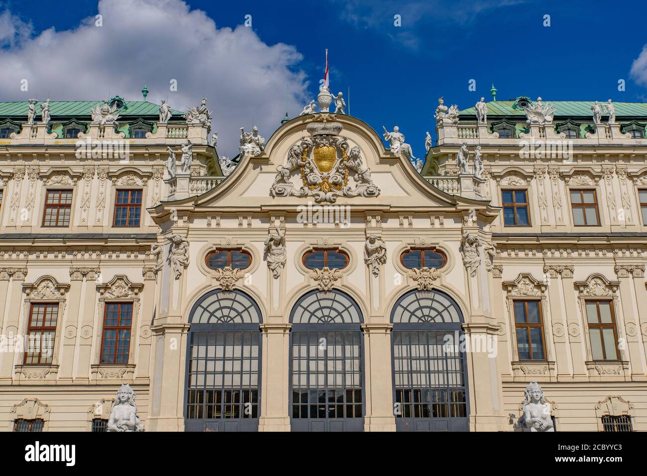 Belvedere palace museum vienna austria hi-res stock photography and ...