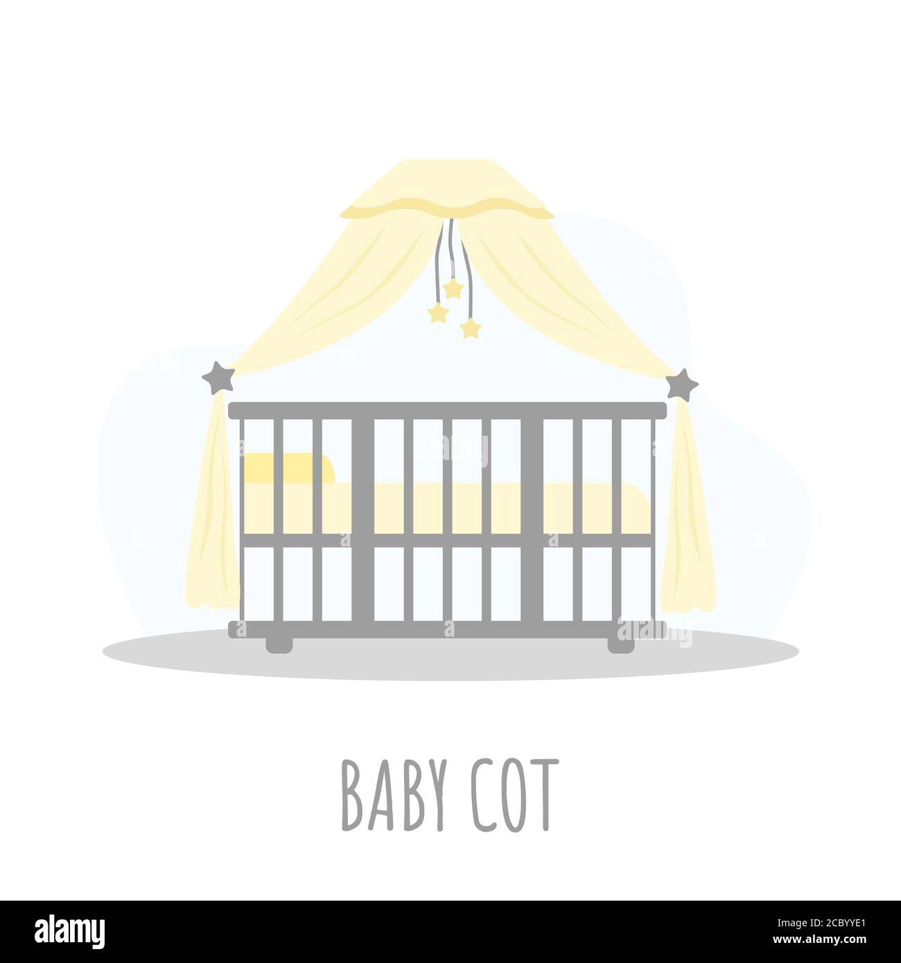 Cot icon. Simple element from baby things icons collection. Creative ...