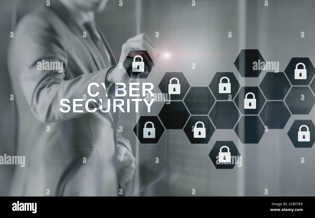 Cyber security 2021. Organization Data Protection concept Stock Photo ...