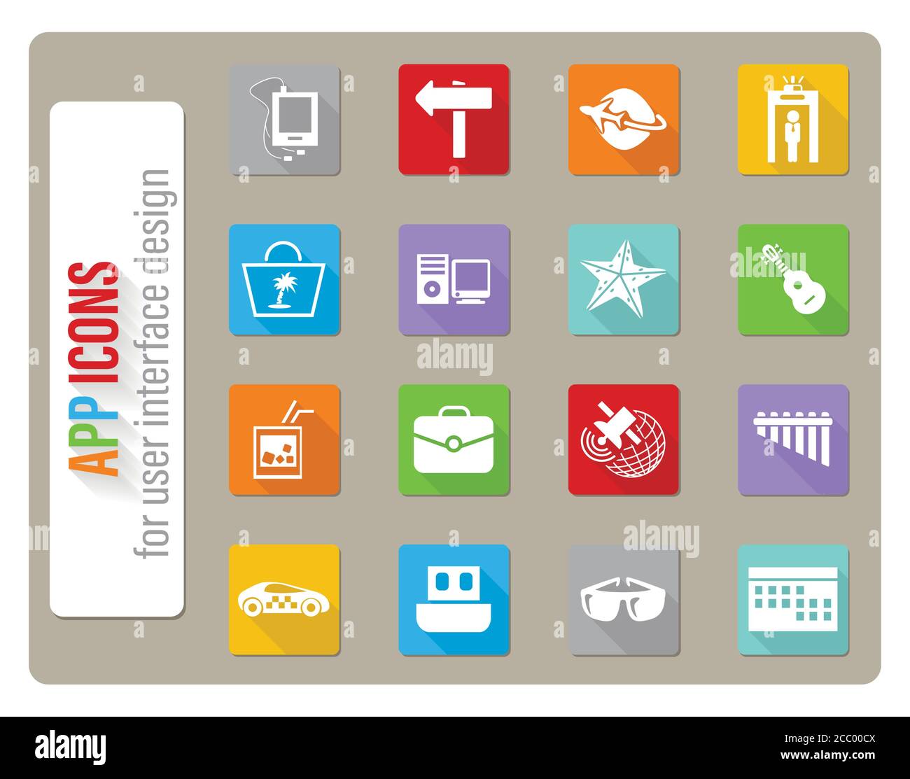 travel icon set Stock Vector Image & Art - Alamy